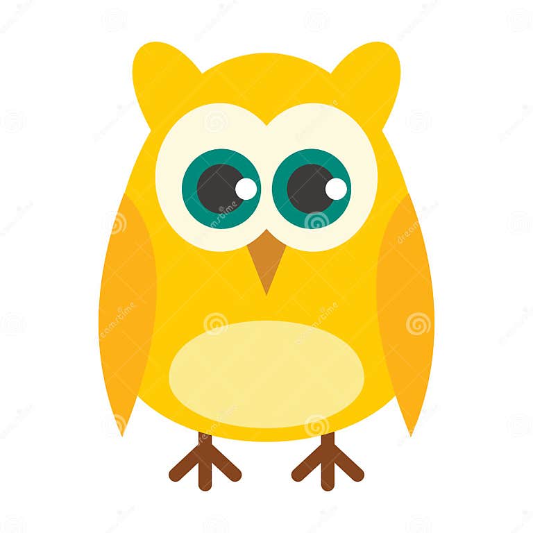 Vector Knowledge Owl in Flat Style Stock Vector - Illustration of icon ...