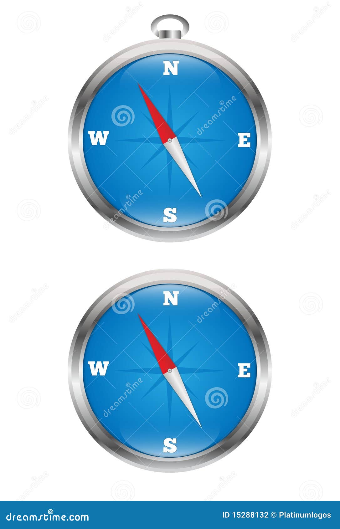 Vector Kompas vector illustratie. Illustration of zeil - 15288132