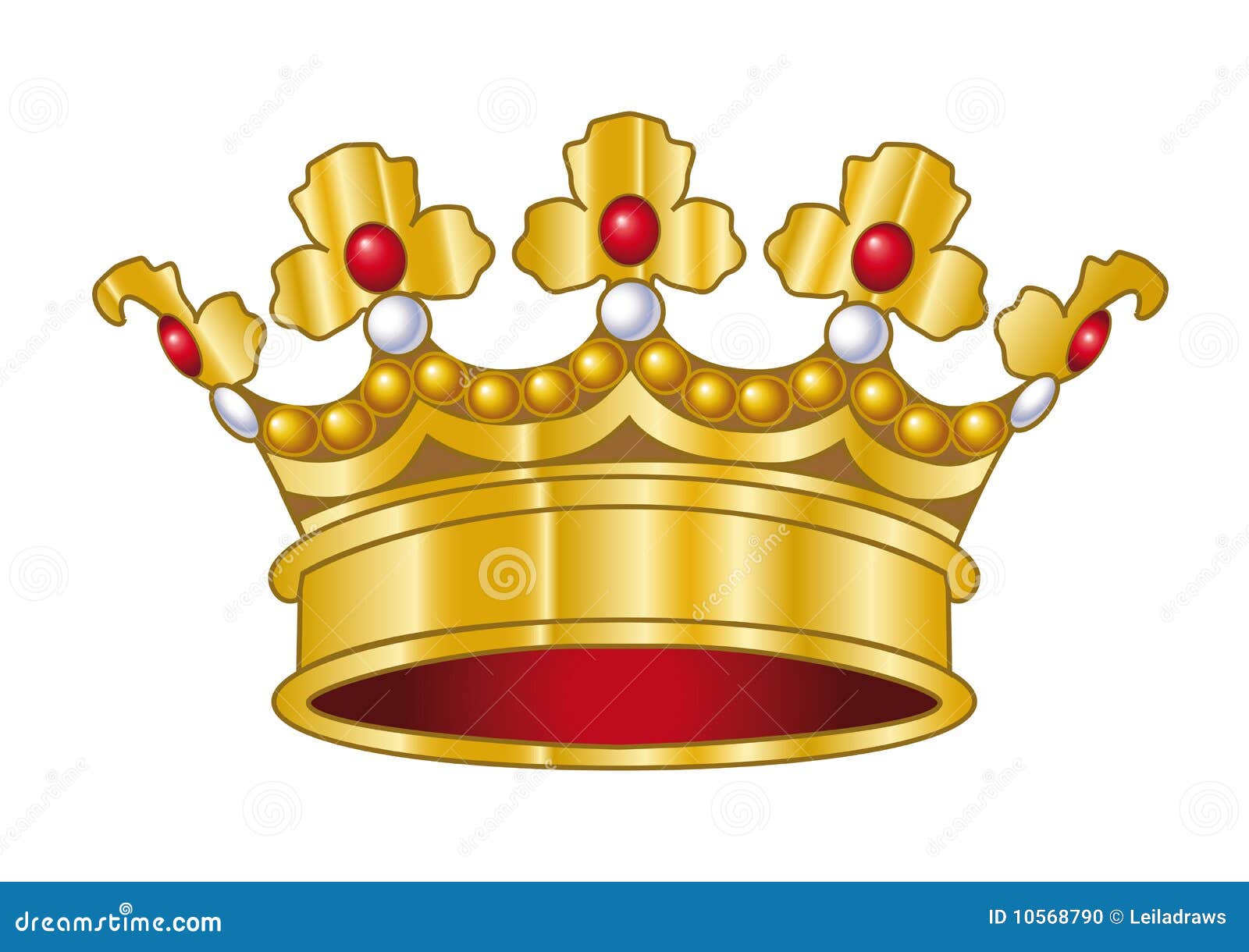 Vector kroon vector illustratie. Illustration of kroon - 10568790