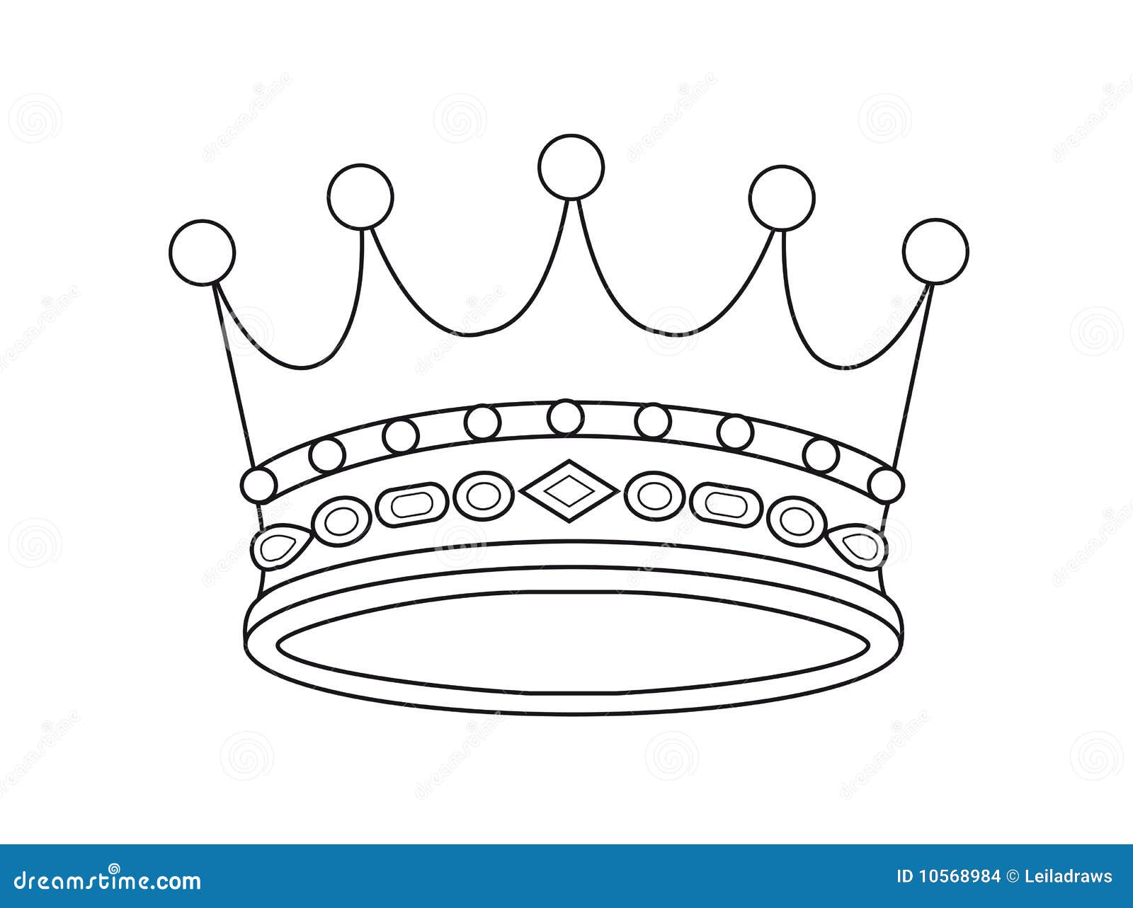 Vector kroon stock illustratie. Illustration of monarch - 10568984