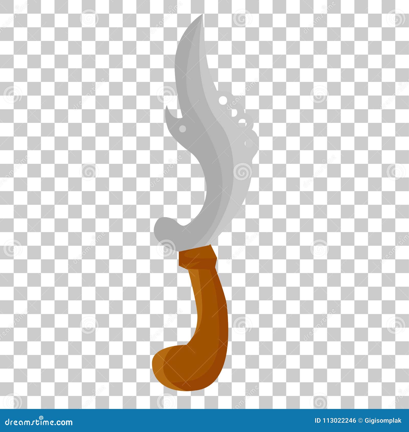 Kujang Traditional Weapon Premium Logo Vector | CartoonDealer.com ...