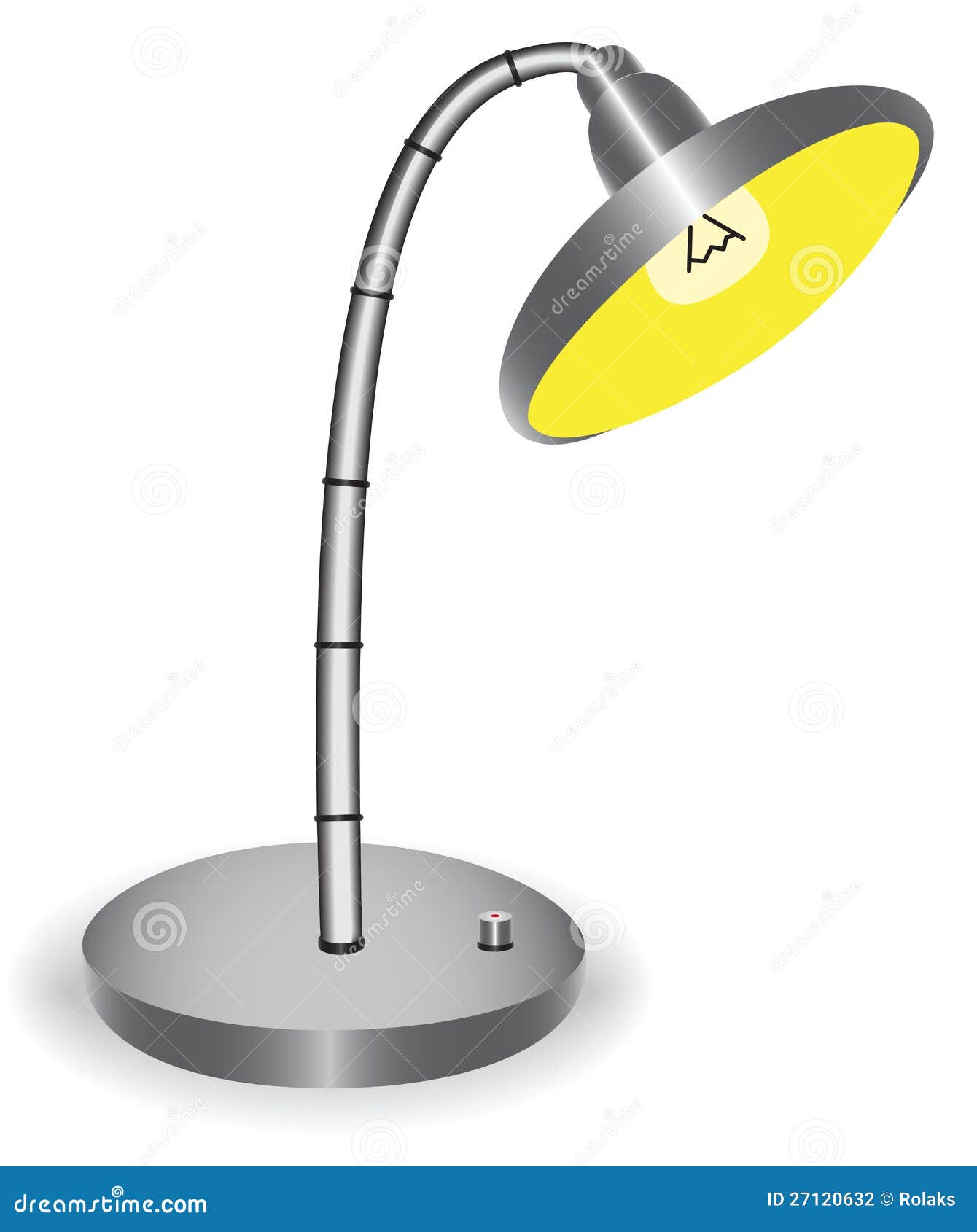 Vector-lámpara ilustración del vector. Ilustración de bulbo - 27120632