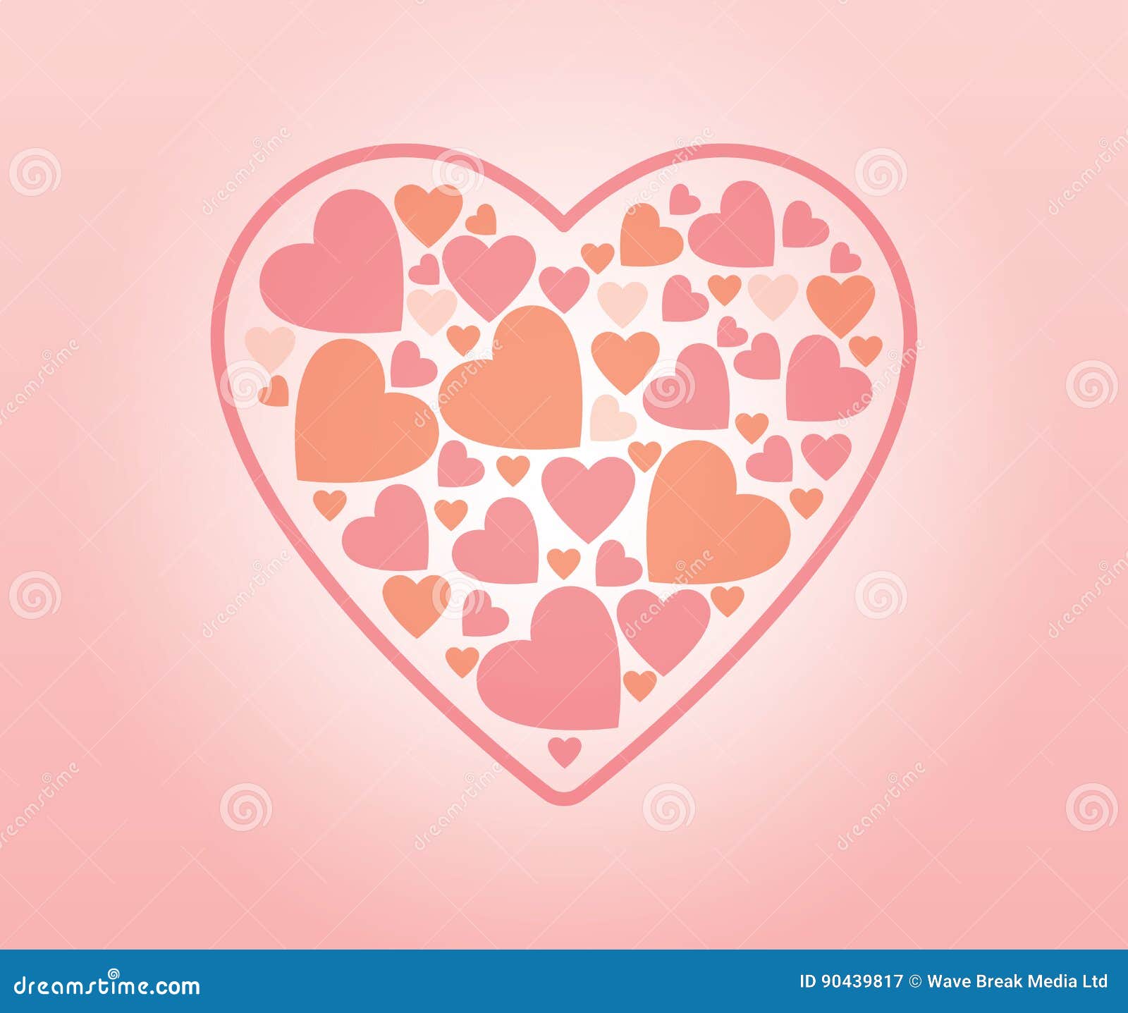 Vector La Ilustración De Las Dimensiones De Una Variable Del Corazón ...