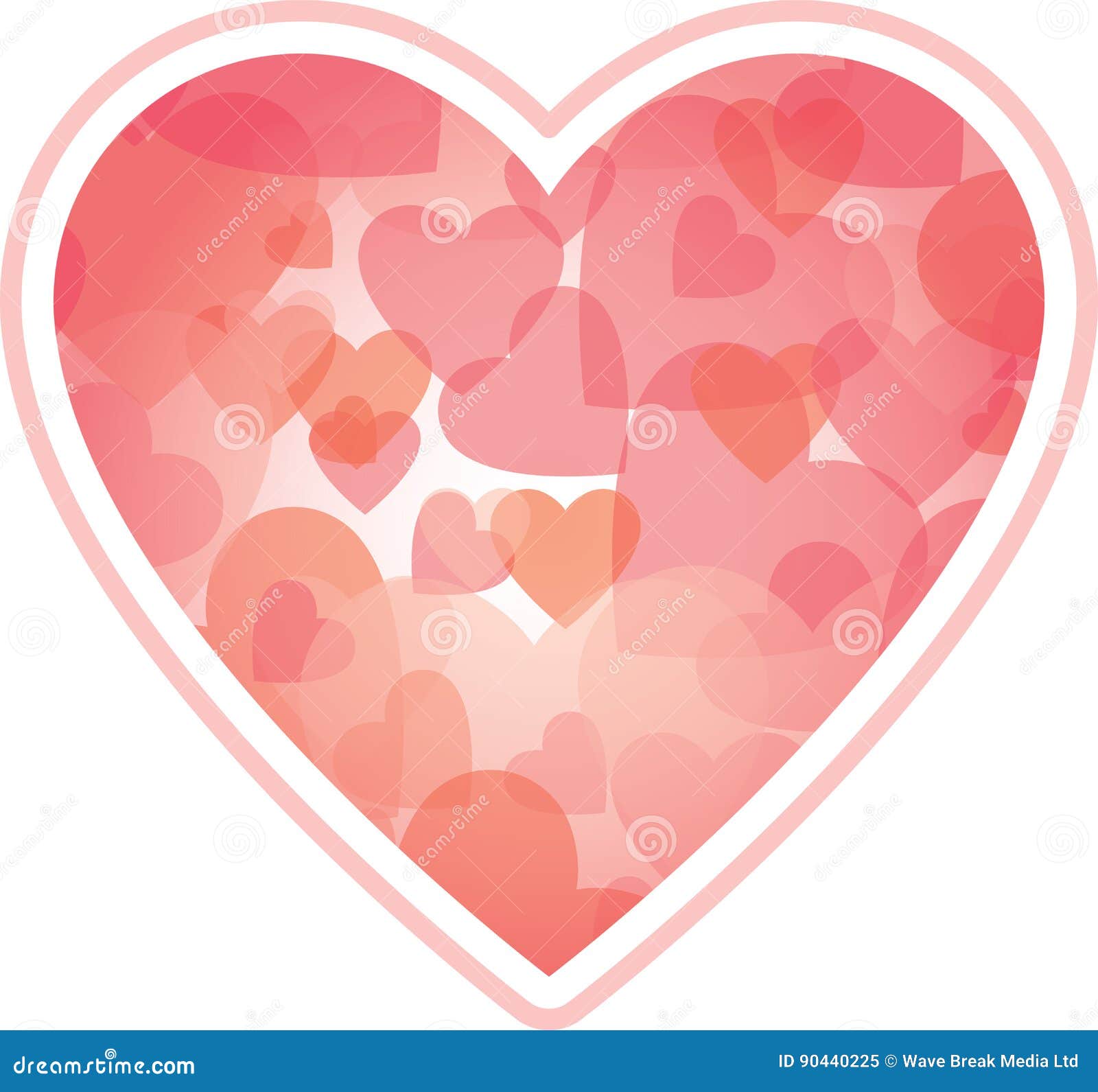 Vector La Ilustración De Las Dimensiones De Una Variable Del Corazón ...