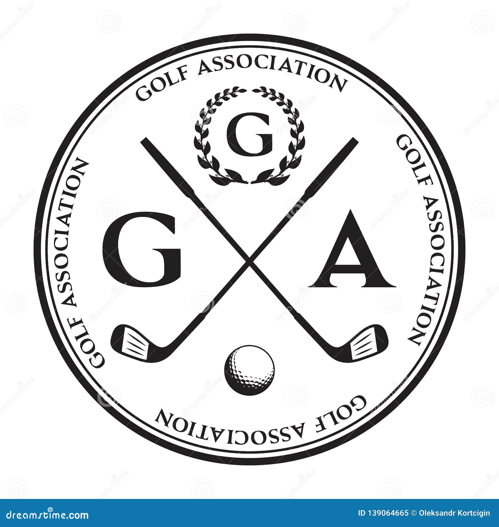 Blank Golf Tournament Logos