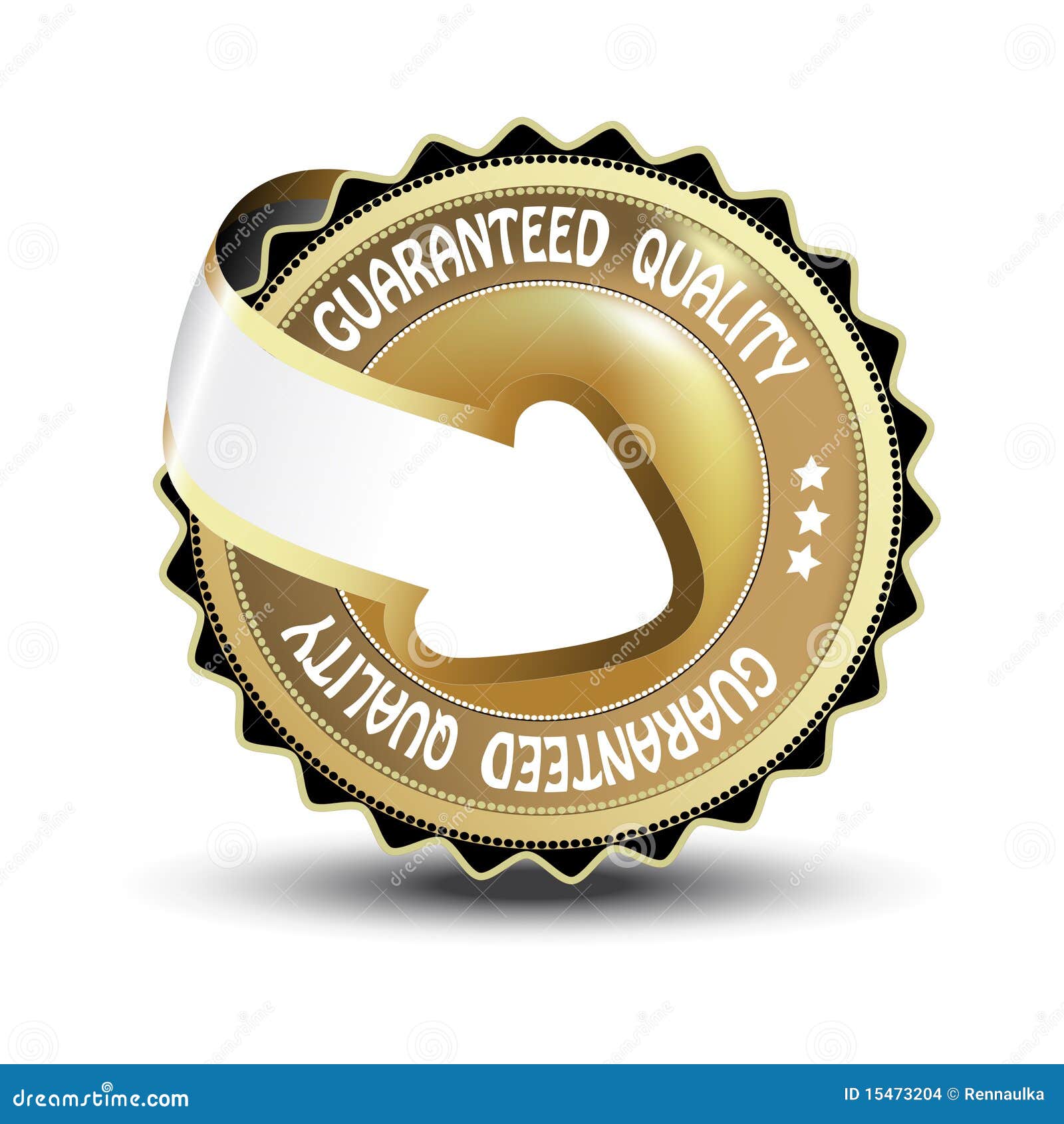 Vector Label - Guaranteed Quality Stock Vector - Illustration of buyer ...