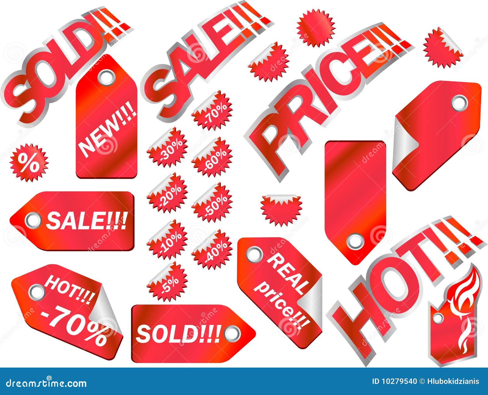 Vector labels collection stock vector. Illustration of business - 10279540