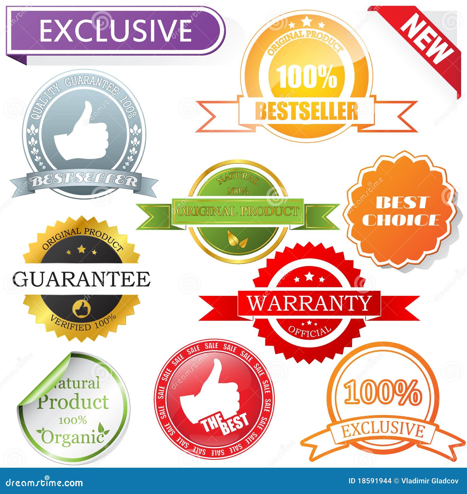 Vector labels set stock vector. Illustration of mark - 18591944