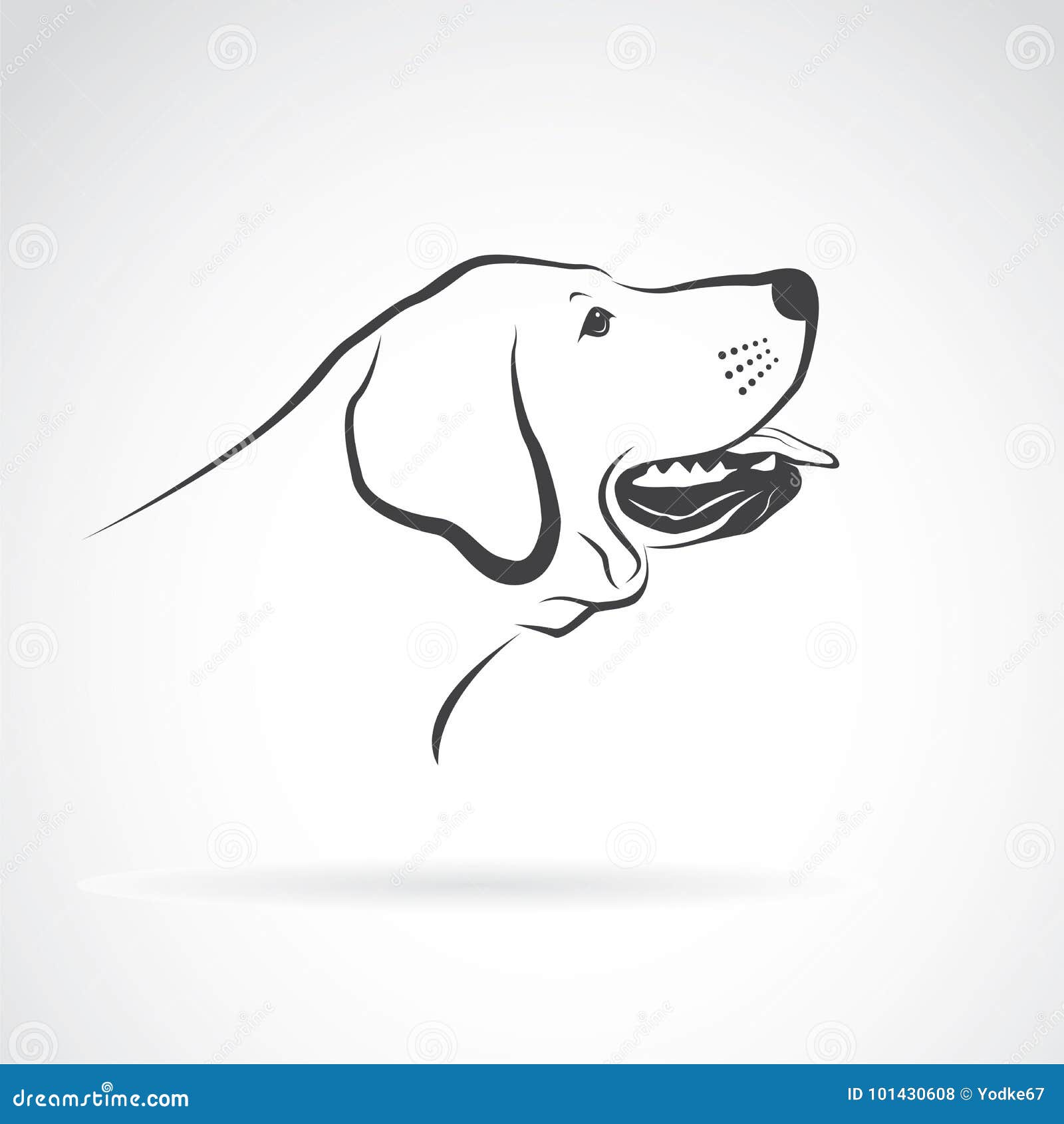 Labrador Dog Head Stock Illustrations – 3,627 Labrador Dog Head Stock ...