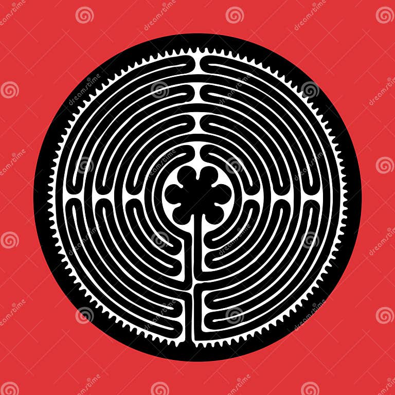 Vector labyrinth stock vector. Illustration of maze, complicated - 5718823