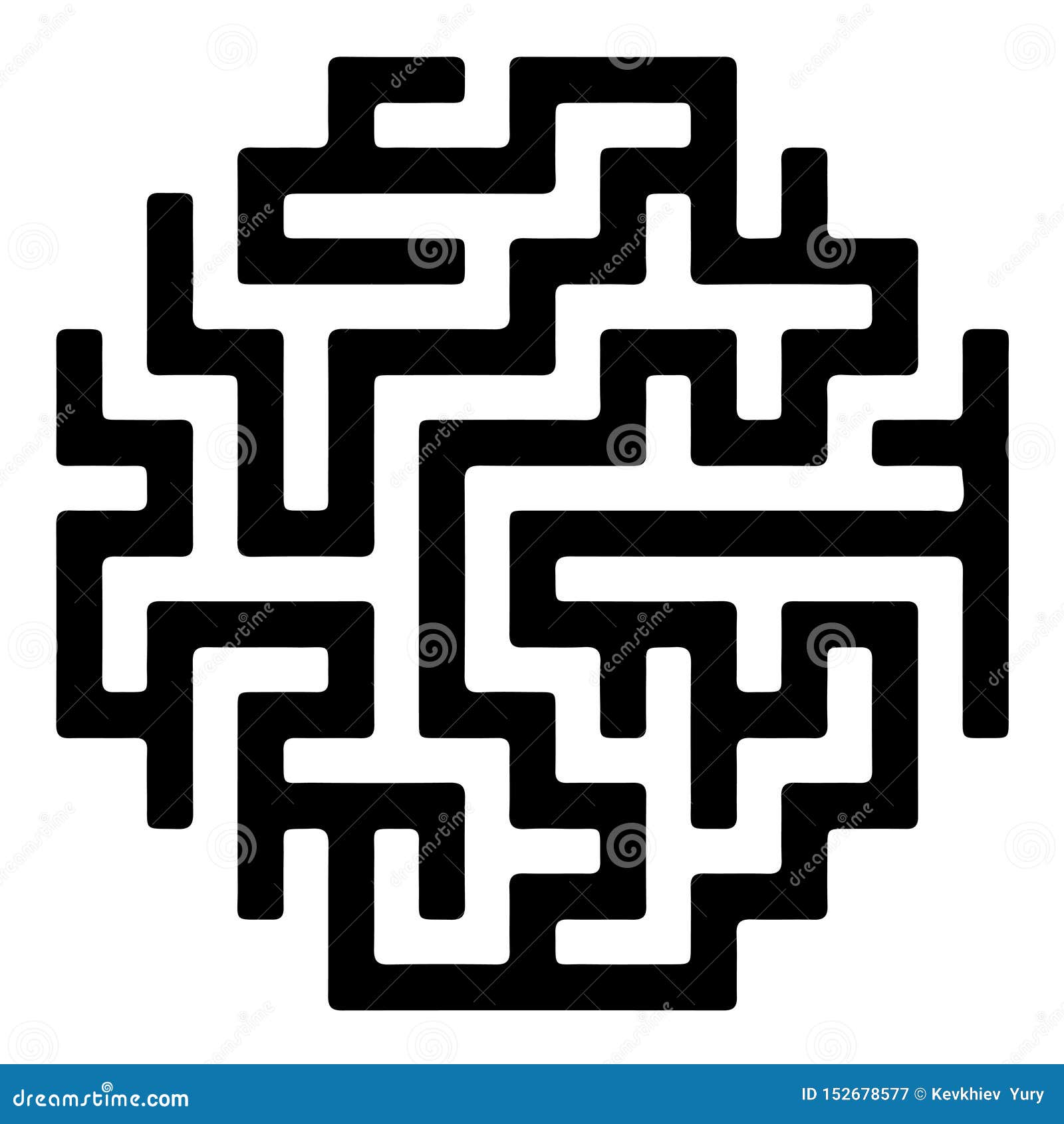 Vector Labyrinth. Maze Game Illustration Stock Vector - Illustration of ...