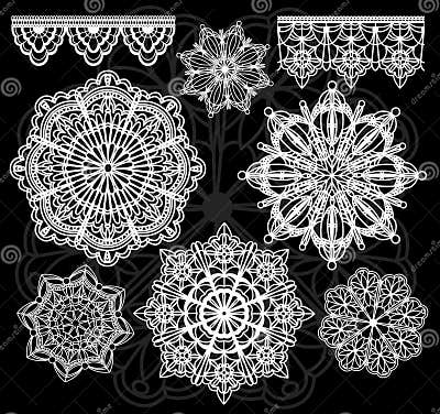 Vector lace stock vector. Illustration of element, lacework - 13600104