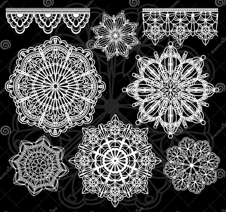Vector lace stock vector. Illustration of element, lacework - 13600104