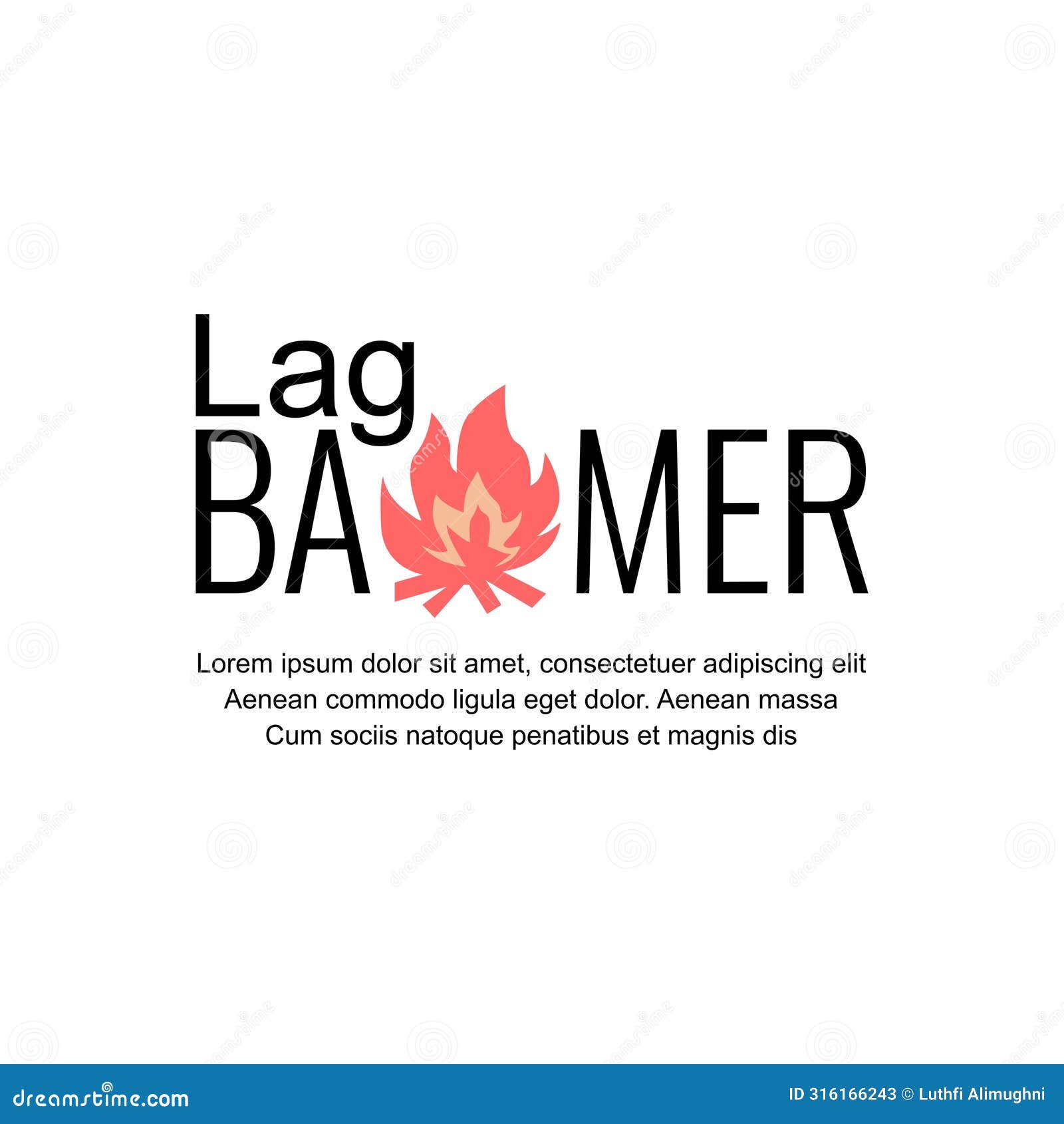 Vector Lag Baomer Poster Template | CartoonDealer.com #316166255