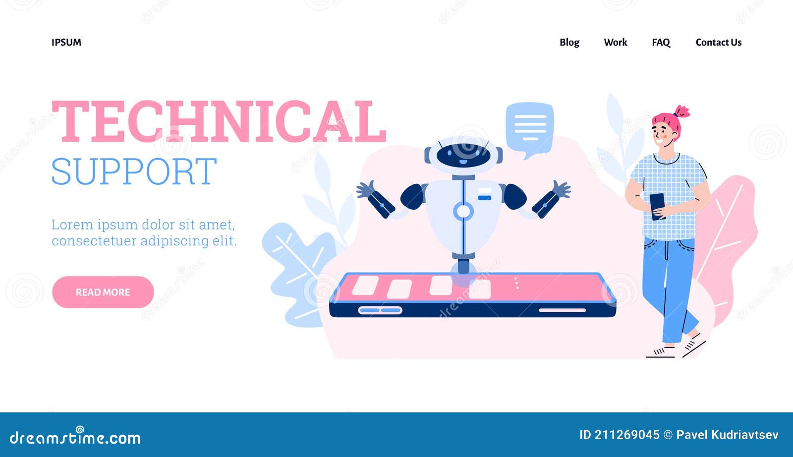 Web Page with Smart Chatbot for Technical of Service and Support To ...