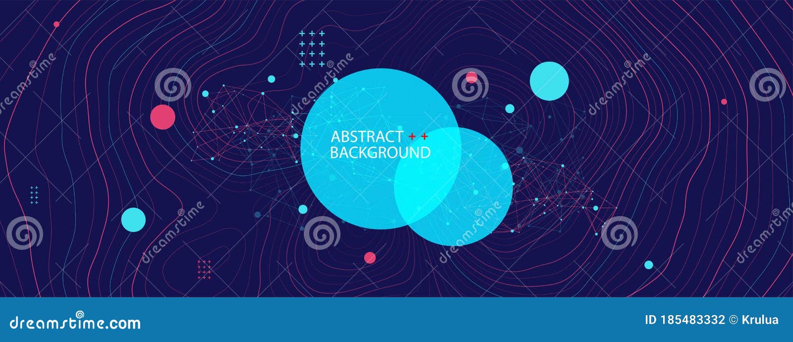 Vector Landscape Geodesy Topography Map Background. Line Texture ...