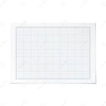 Vector Landscape Orientation Engineering Graph Paper Stock Vector ...