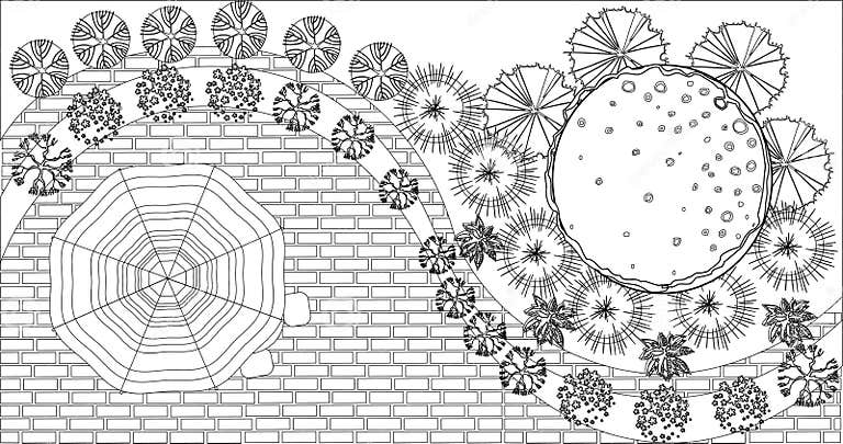 Vector Landscape Pla stock vector. Illustration of illustrative - 38704544