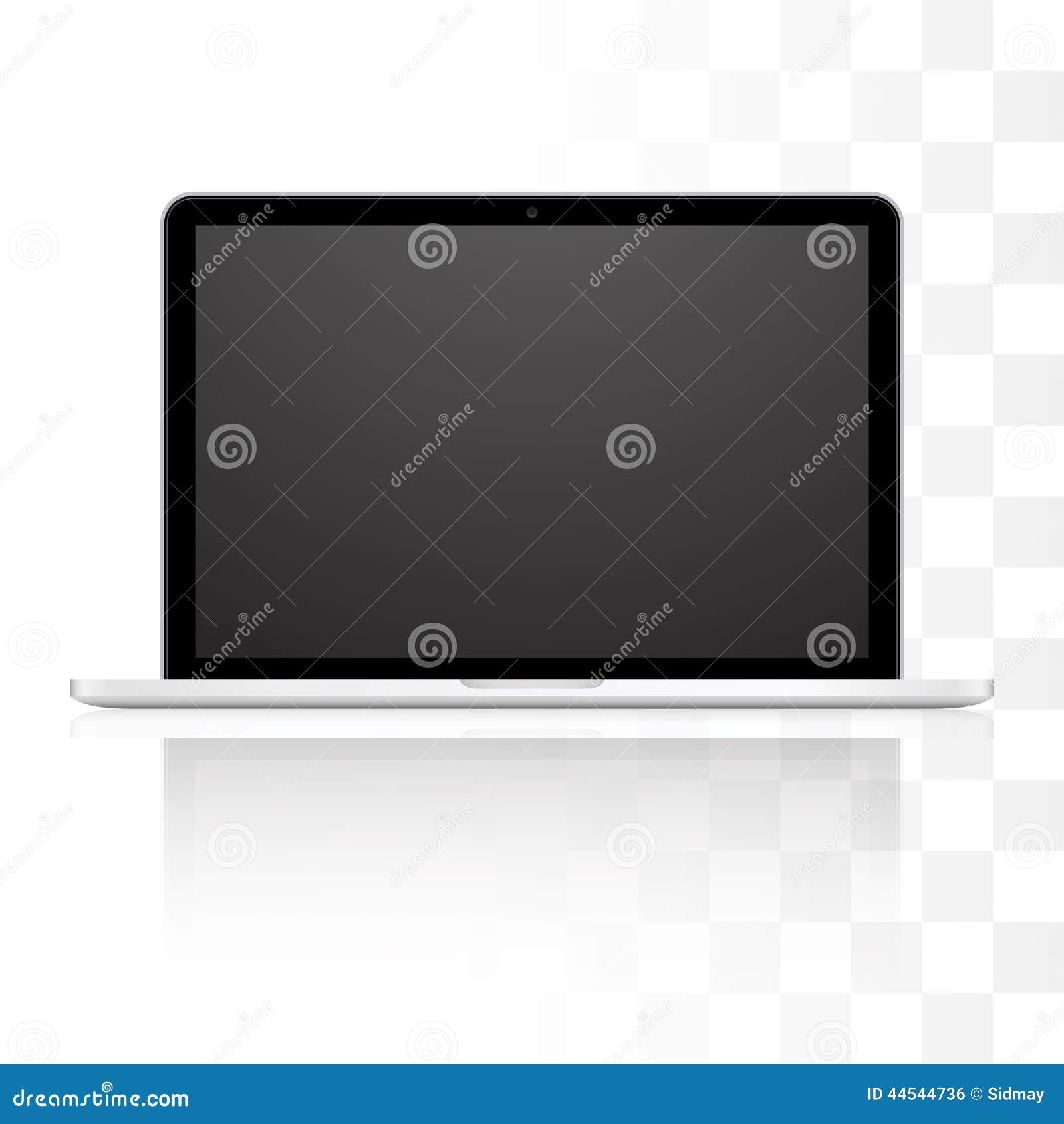 Vector Laptop Isolated on White Background Stock Vector - Illustration ...