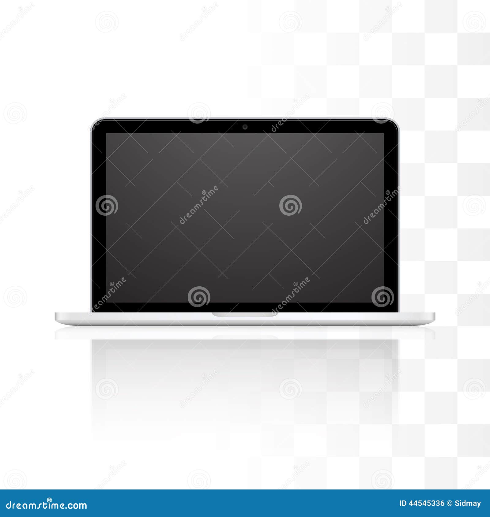 Vector Laptop Isolated on White Background Stock Vector - Illustration ...