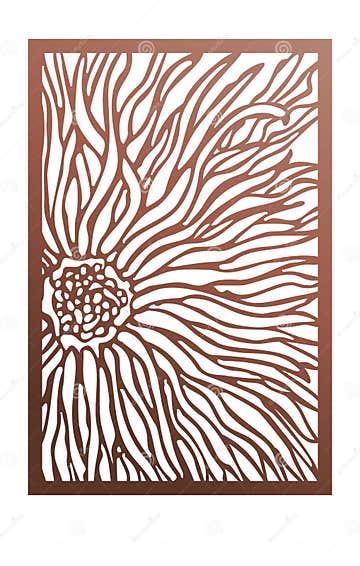 Vector Laser Cut. Abstract Pattern with Natural Texture is Biomorphic ...