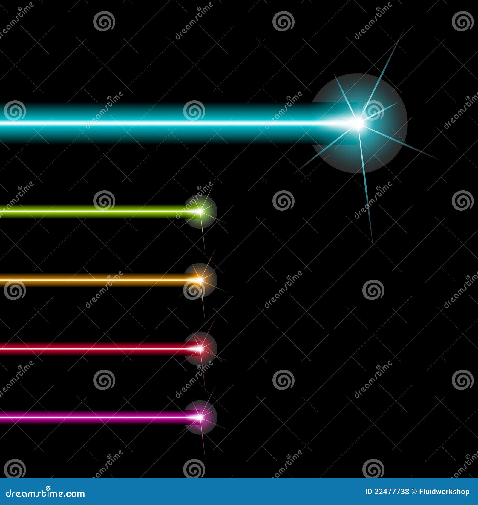 Vector Laser Rays stock vector. Illustration of space - 22477738