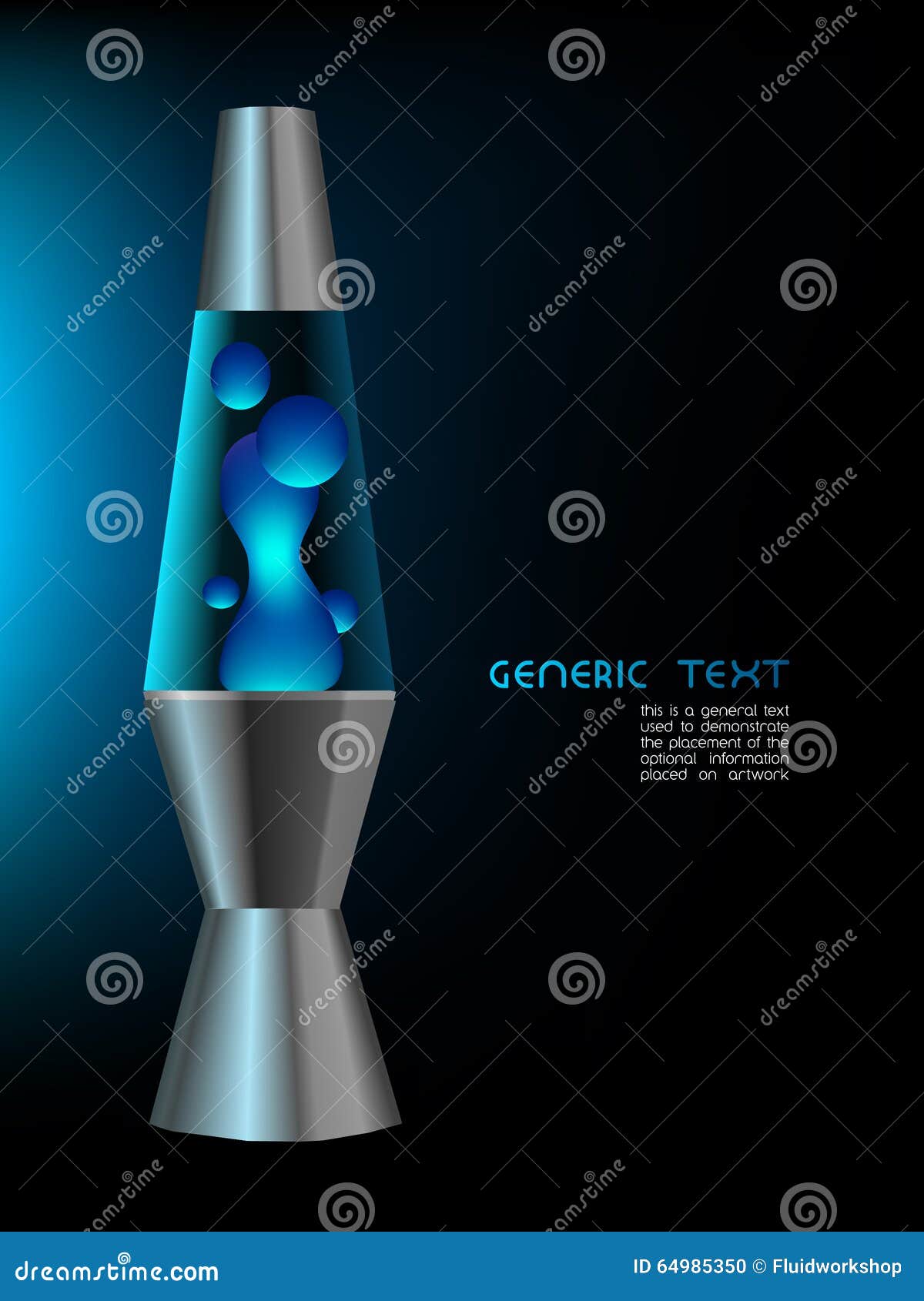 Vector Lava Lamp Design ilustración del vector. Ilustración de ...