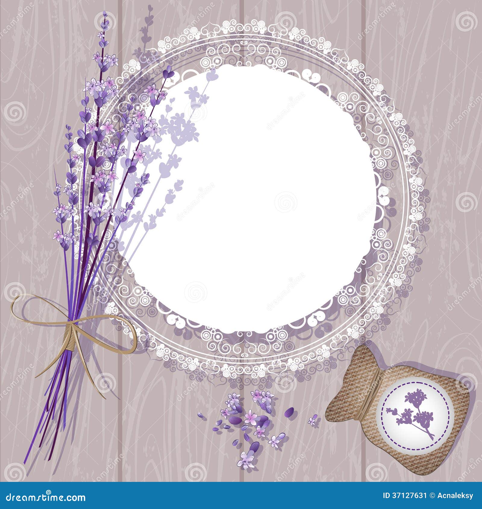 Vector Lavender Background stock vector. Illustration of flora - 37127631