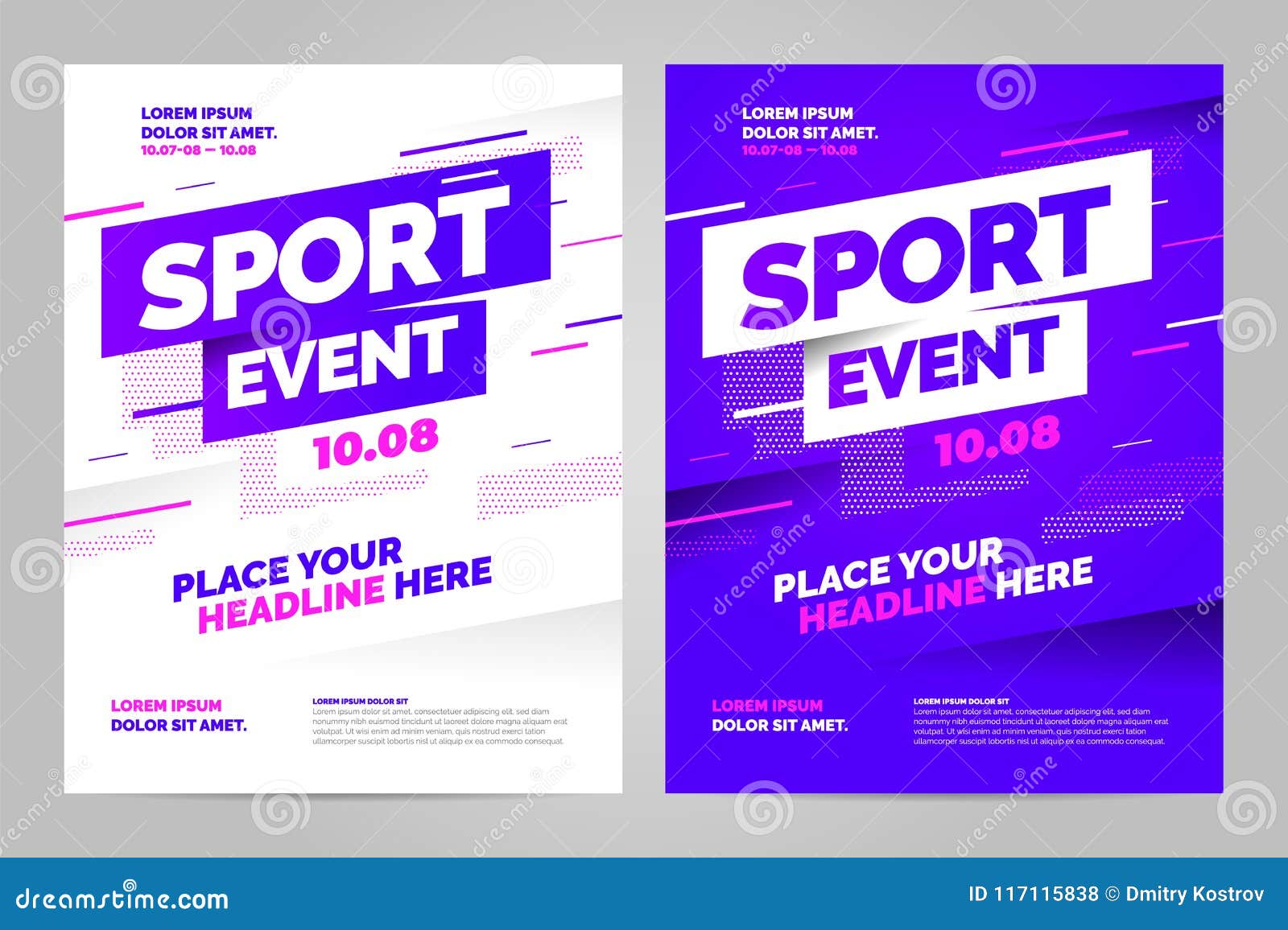Vector Layout Design Template for Sport Stock Vector - Illustration of ...