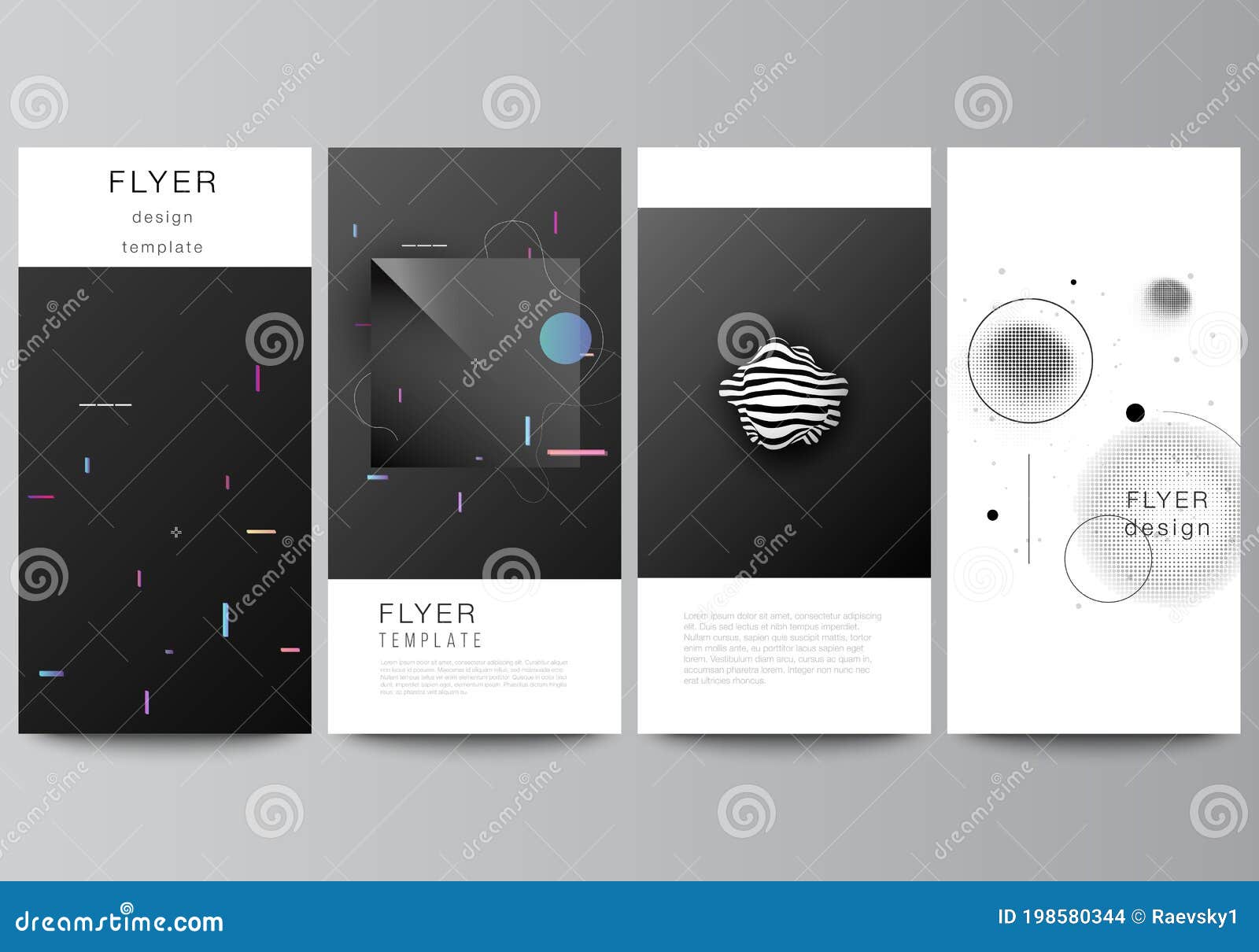 Vector Layout of Flyer, Banner Design Templates for Website Advertising ...