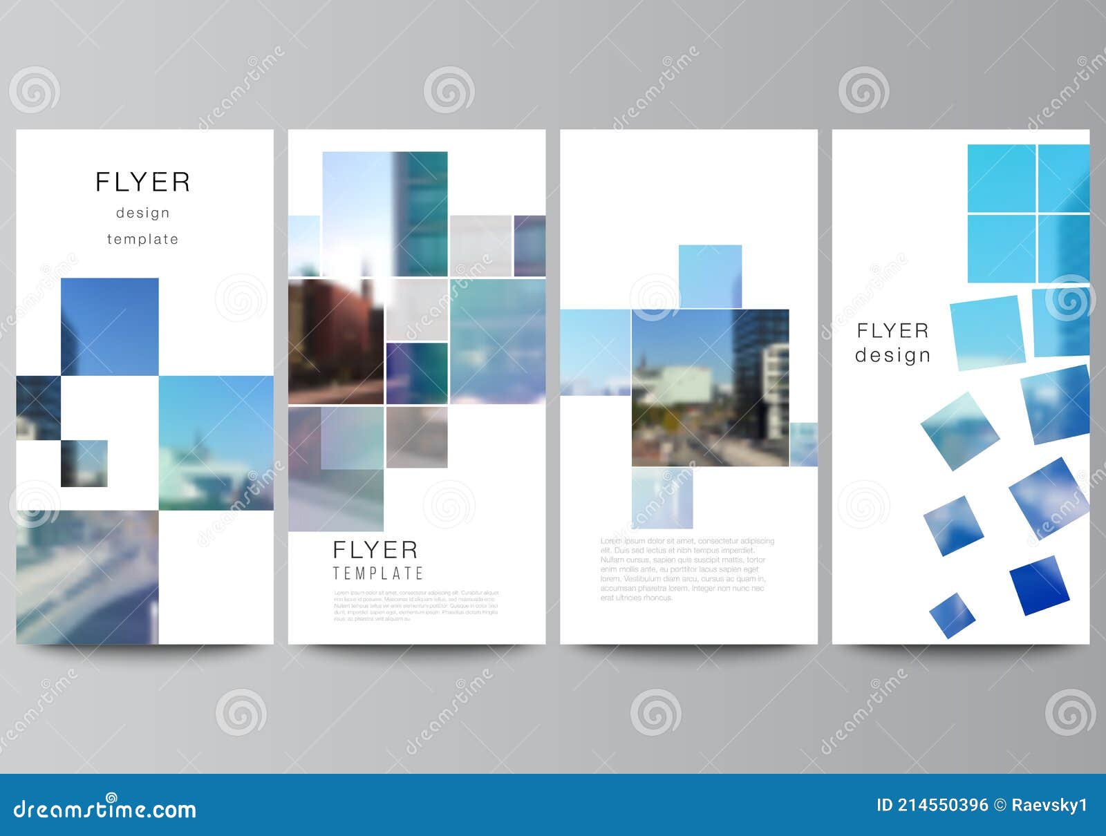 Vector Layout of Flyer, Banner Templates for Website Advertising Design ...