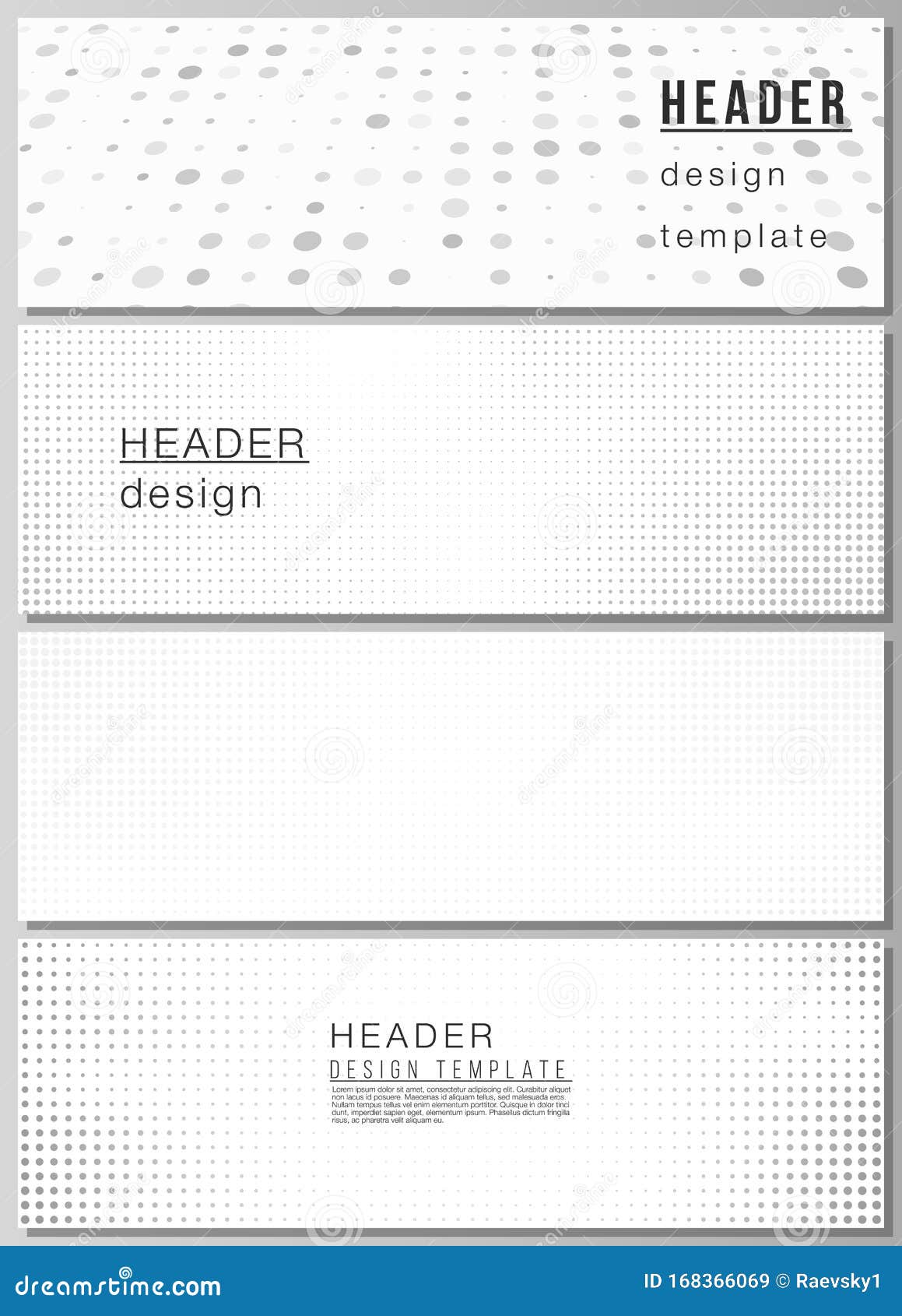 Vector Layout of Headers, Banner Design Templates for Website Footer ...