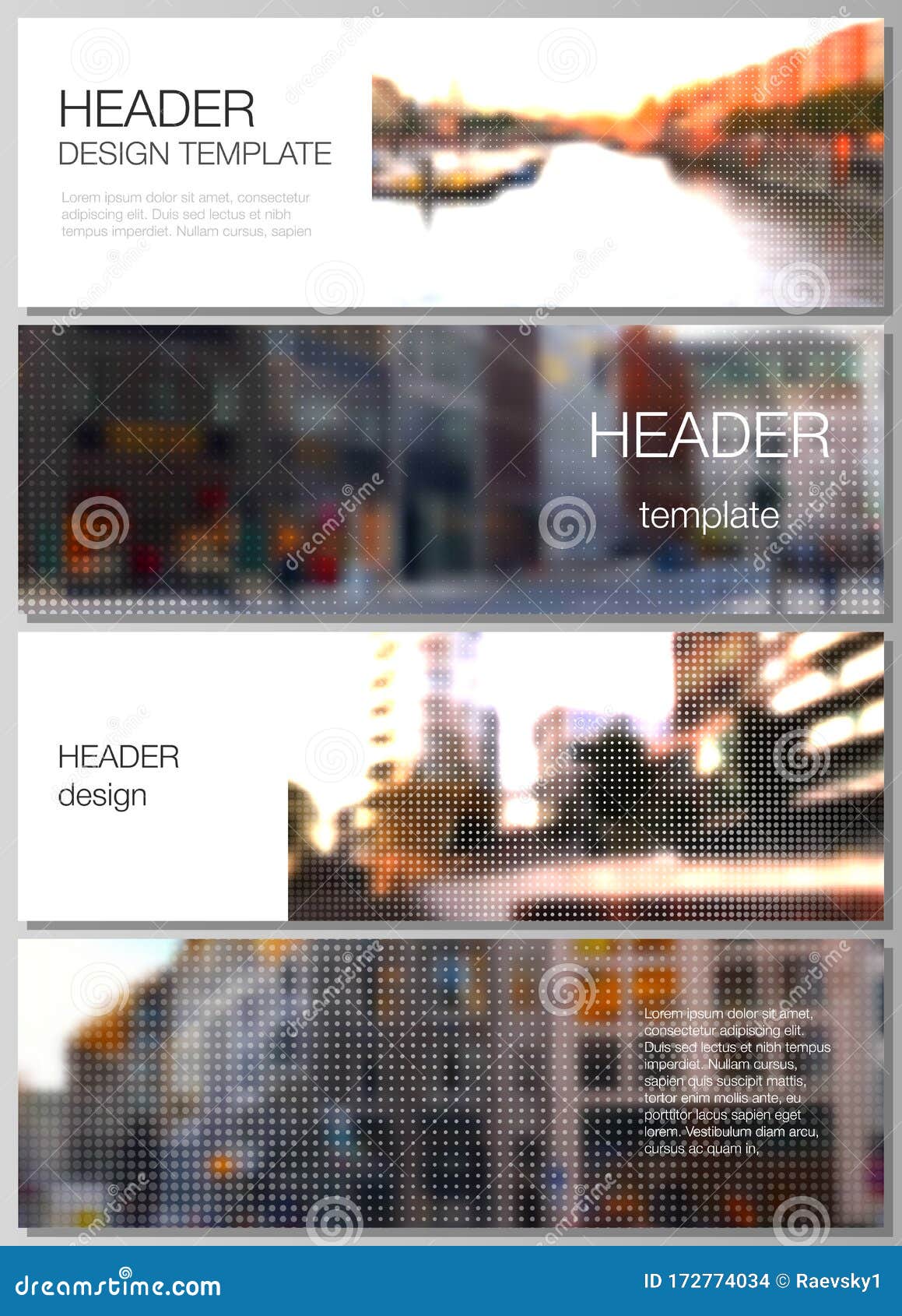 Vector Layout of Headers, Banner Design Templates for Website Footer ...