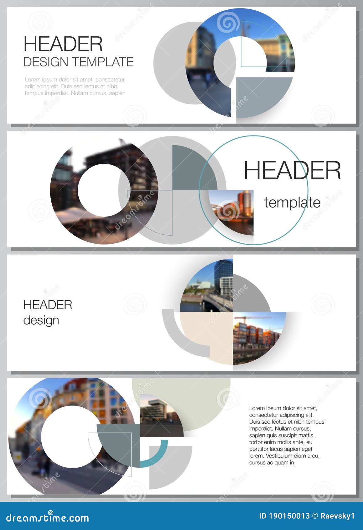 Vector Layout of Headers, Banner Design Templates for Website Footer ...