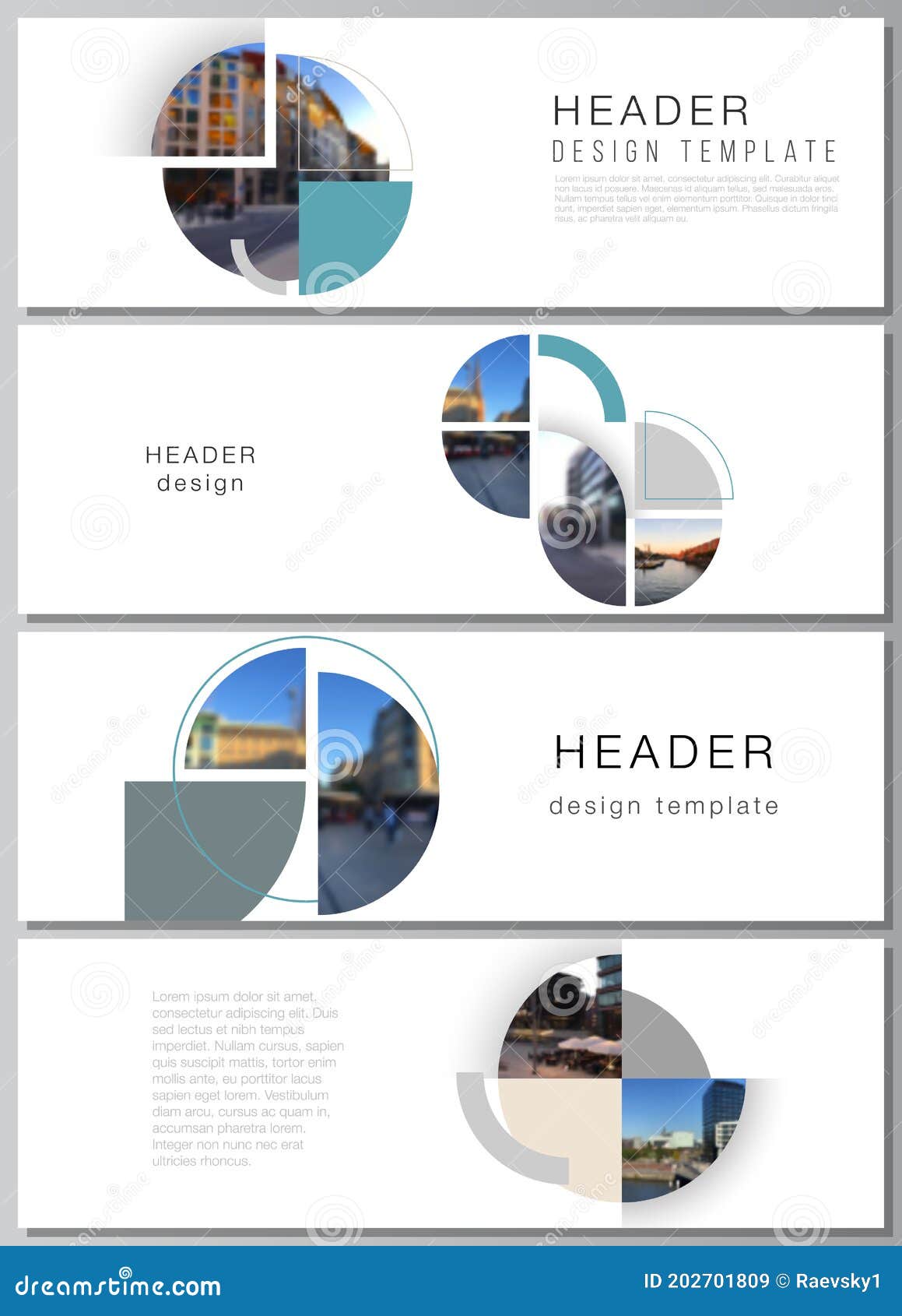 Vector Layout of Headers, Banner Design Templates for Website Footer ...