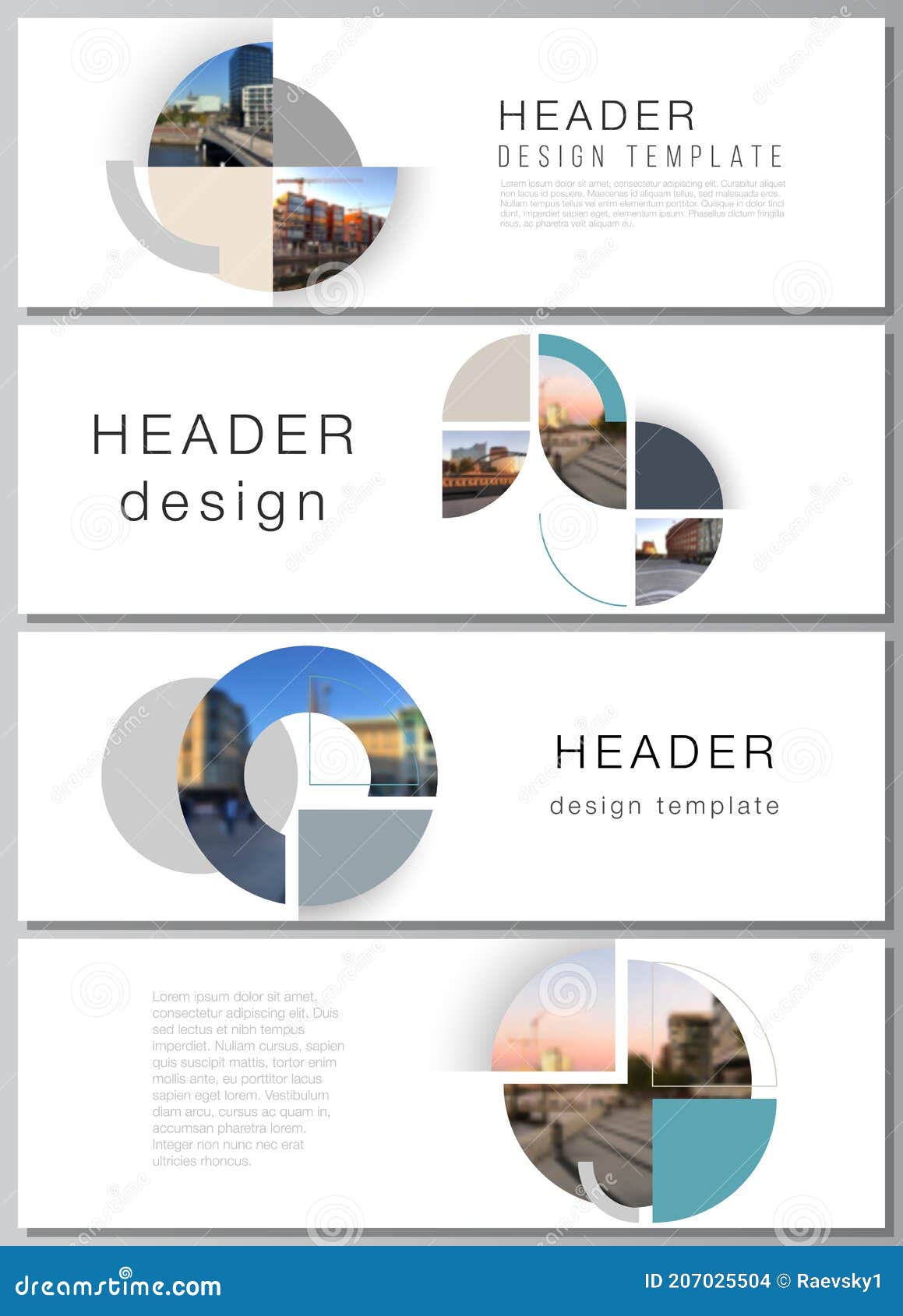 Vector Layout of Headers, Banner Design Templates for Website Footer ...