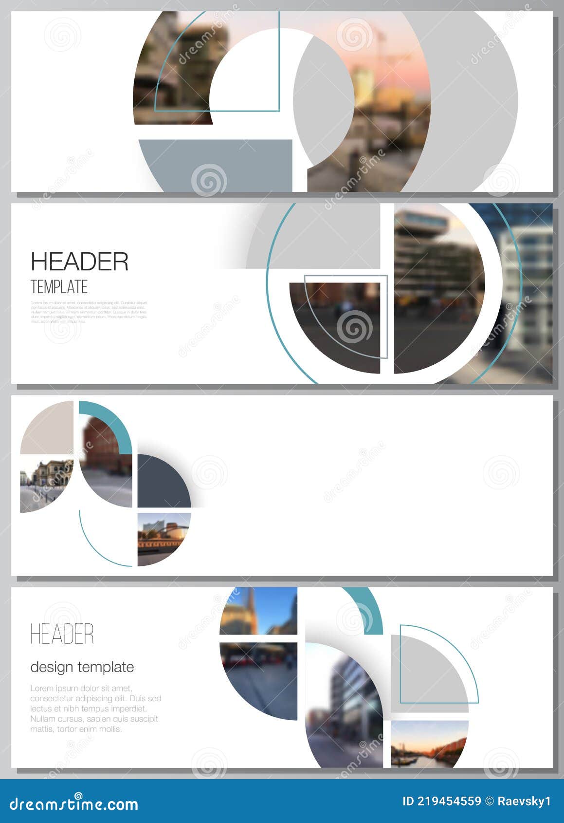 Vector Layout of Headers, Banner Design Templates for Website Footer ...