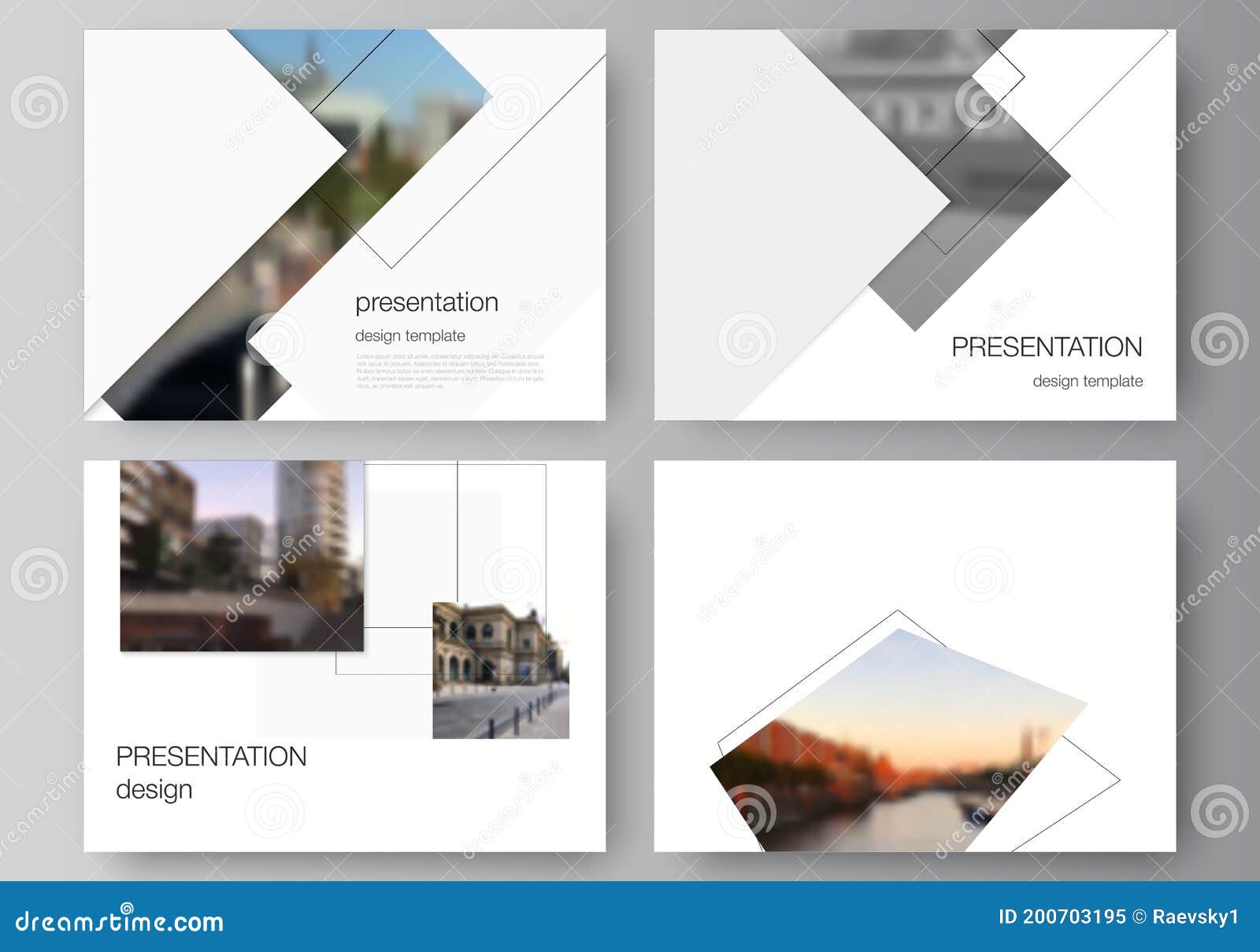 Vector Layout of the Presentation Slides Design Business Templates ...