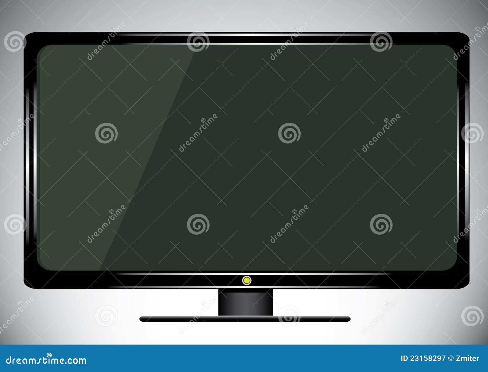 Vector Lcd tv monitor. stock vector. Illustration of cool - 23158297