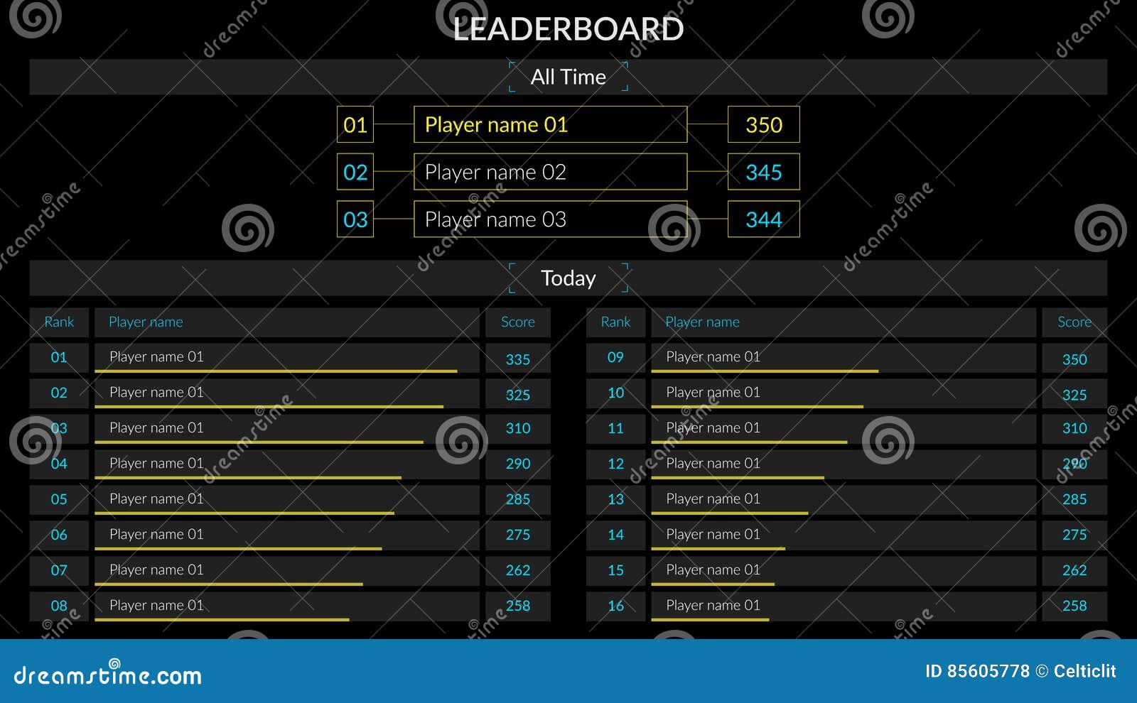 Leader Board Stock Illustrations – 9,314 Leader Board Stock ...