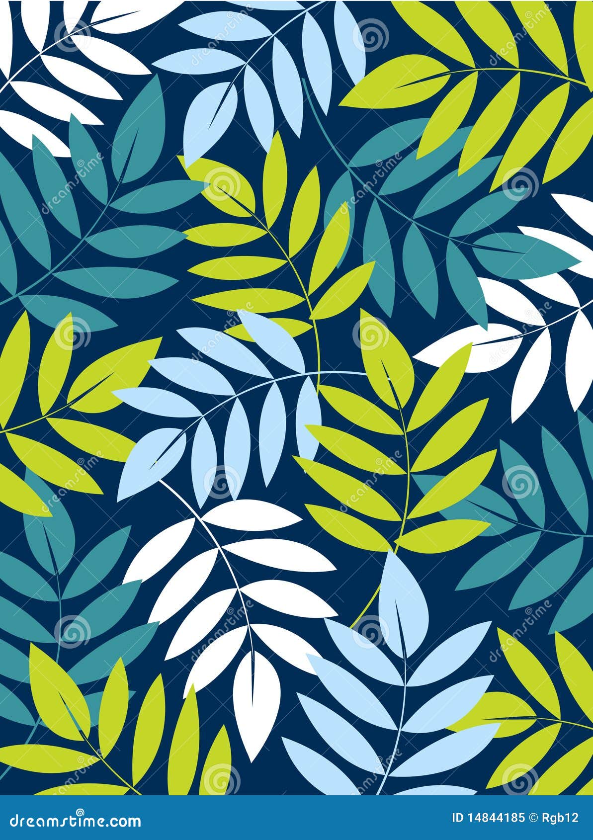 Vector Leaf Background Design Stock Vector - Illustration of leaf ...