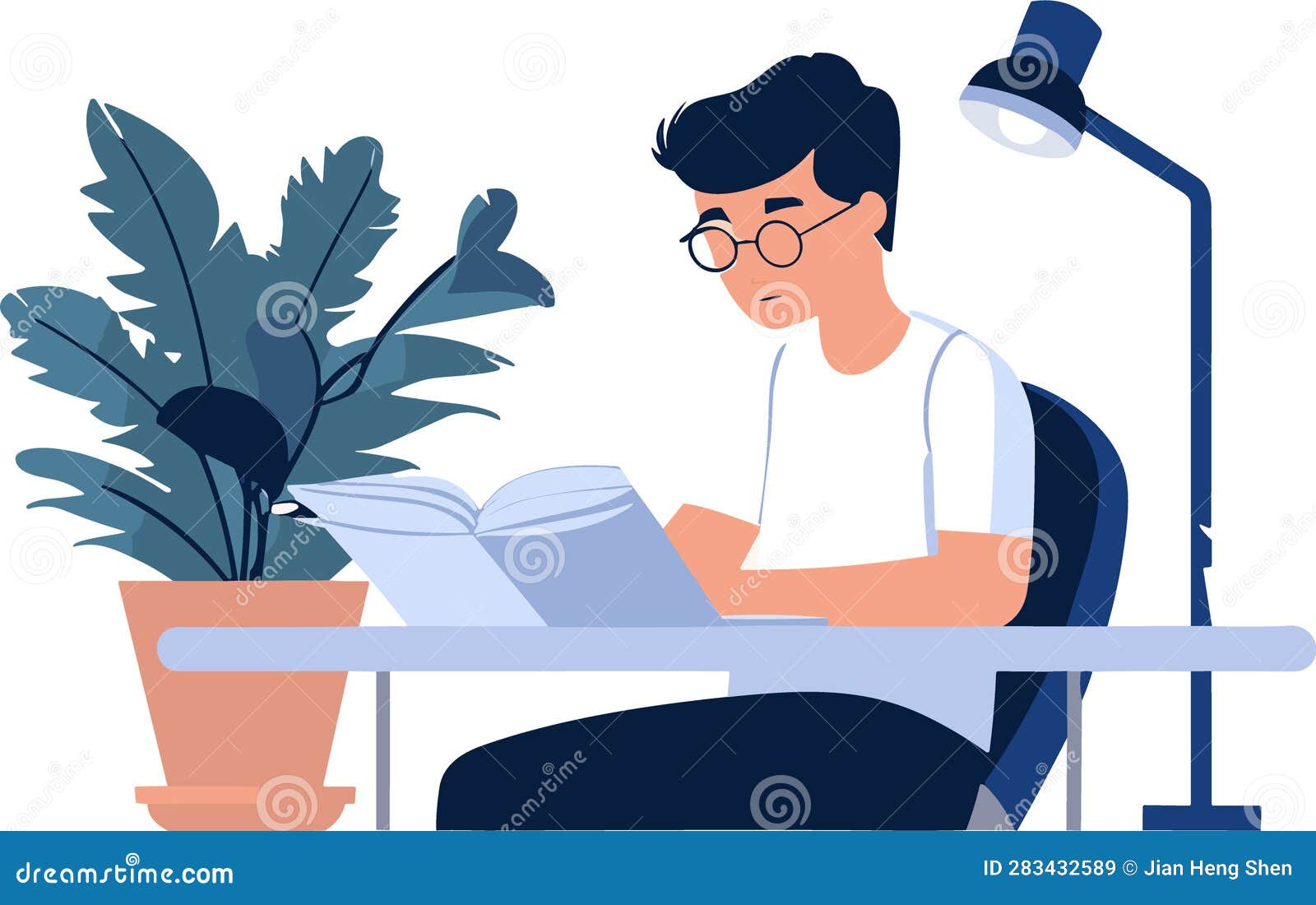 Vector Learning Concept Illustration Stock Vector - Illustration of ...