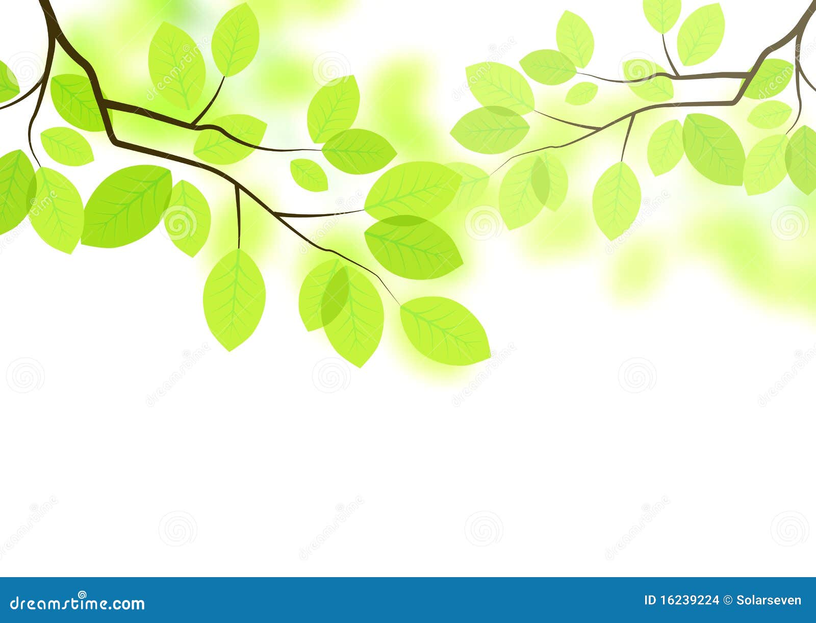 Vector Leaves Background stock vector. Illustration of green - 16239224