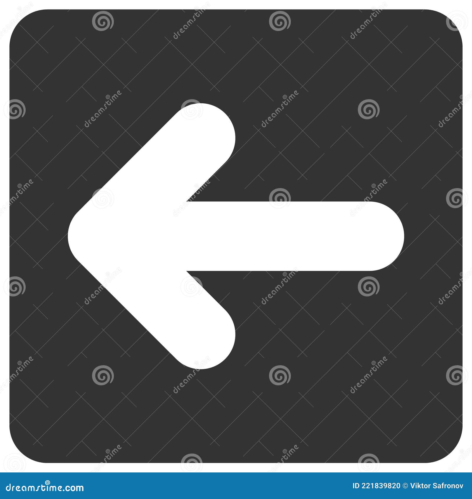 Vector Left Cursor Flat Icon Image Stock Vector - Illustration of ...