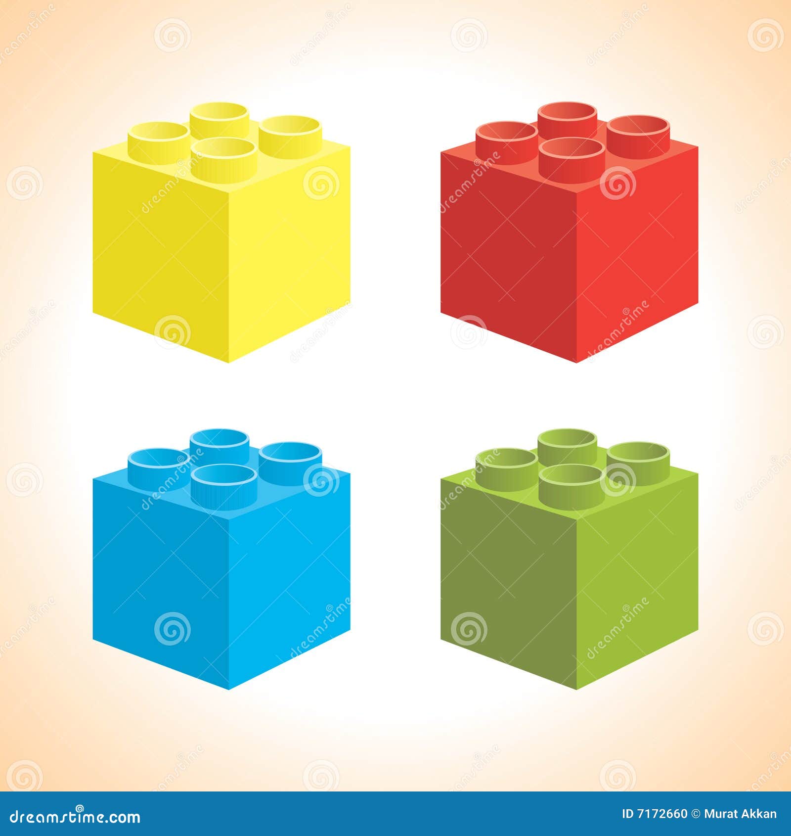 Vector Lego stock vector. Illustration of lego, group - 7172660