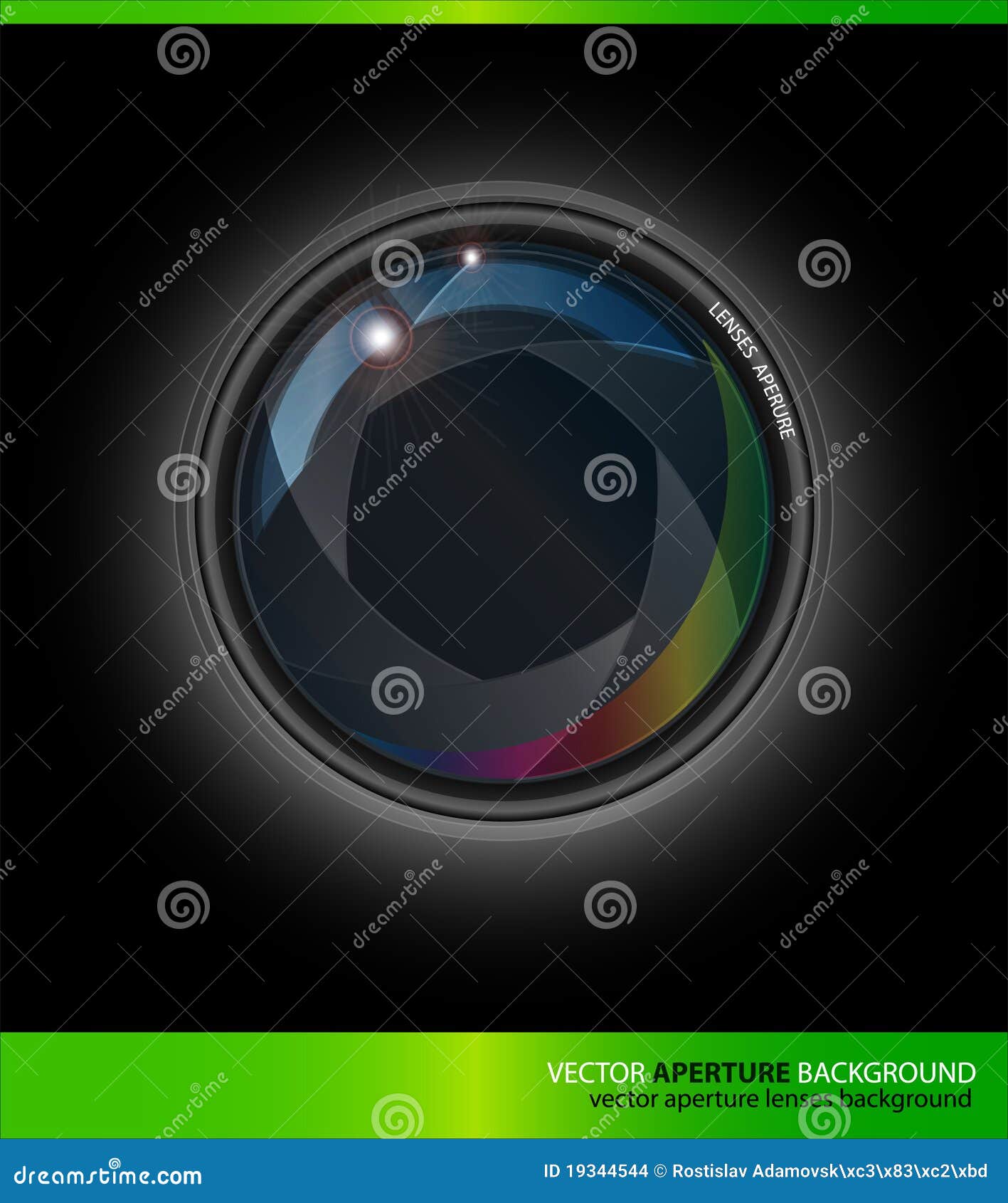 Vector Lenses Aperture Background Stock Vector - Illustration of ...