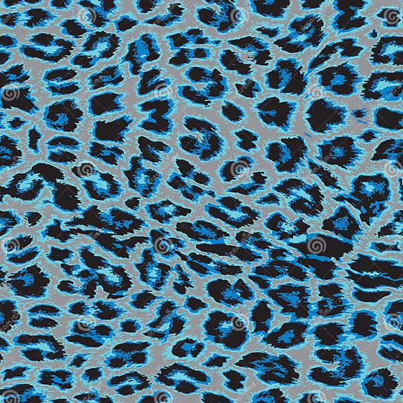 Vector Leopard Print Repeat Pattern Stock Illustration - Illustration ...