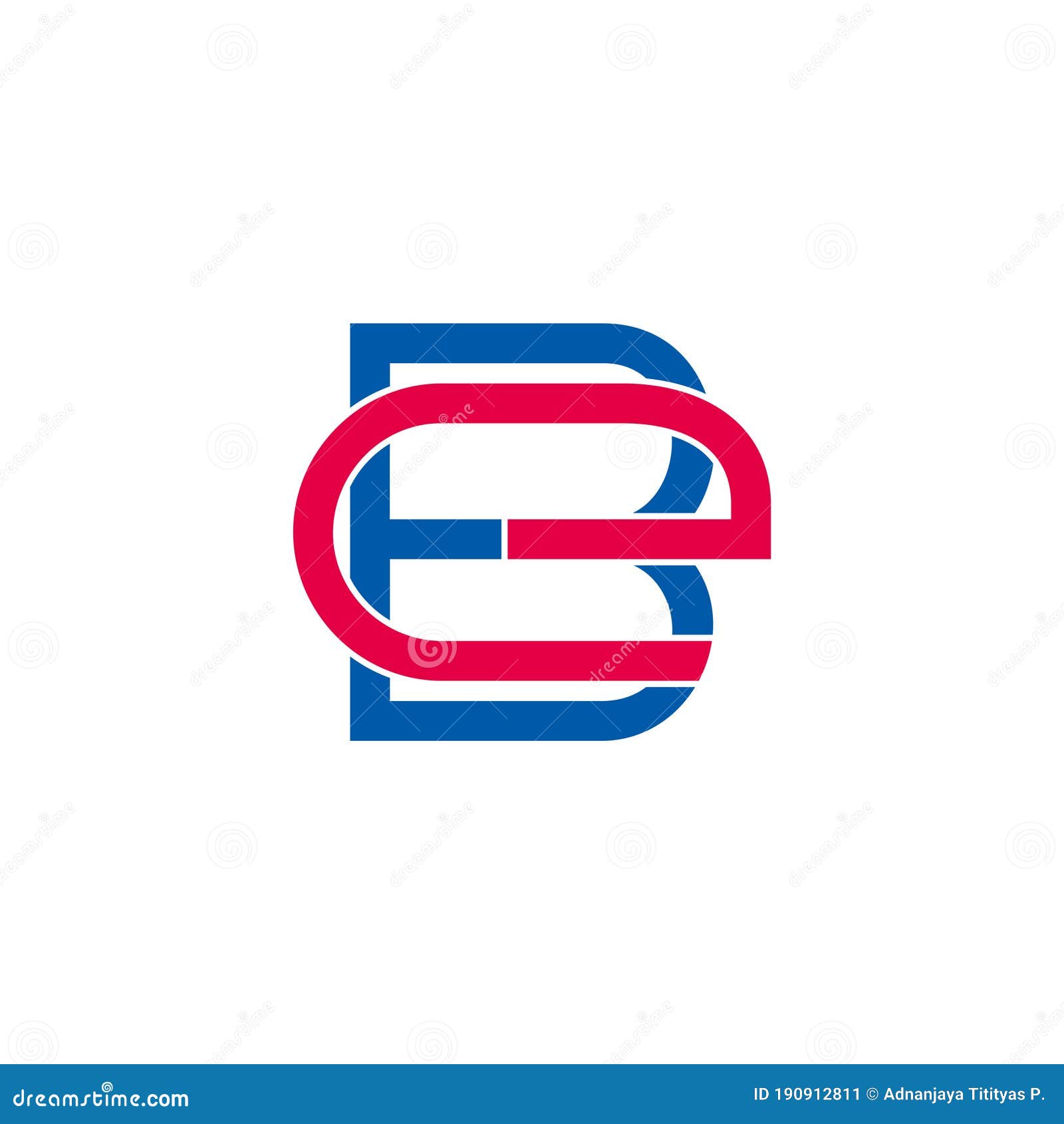 Vector of Letter Eb Geometric Design Fit for Brand Logo Stock Vector ...