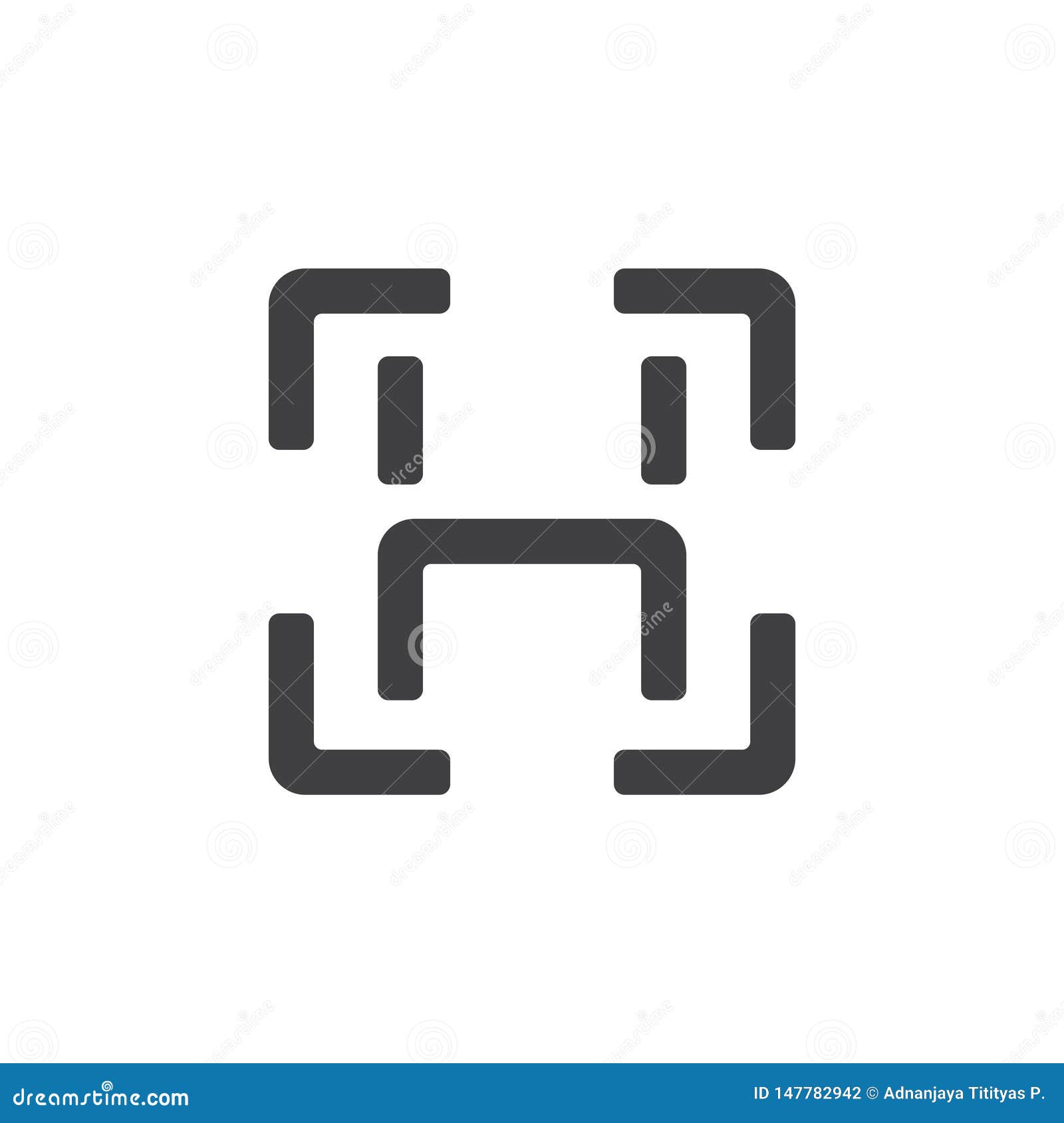 Vector of Letter H Square Geometric Line Logo Stock Vector ...