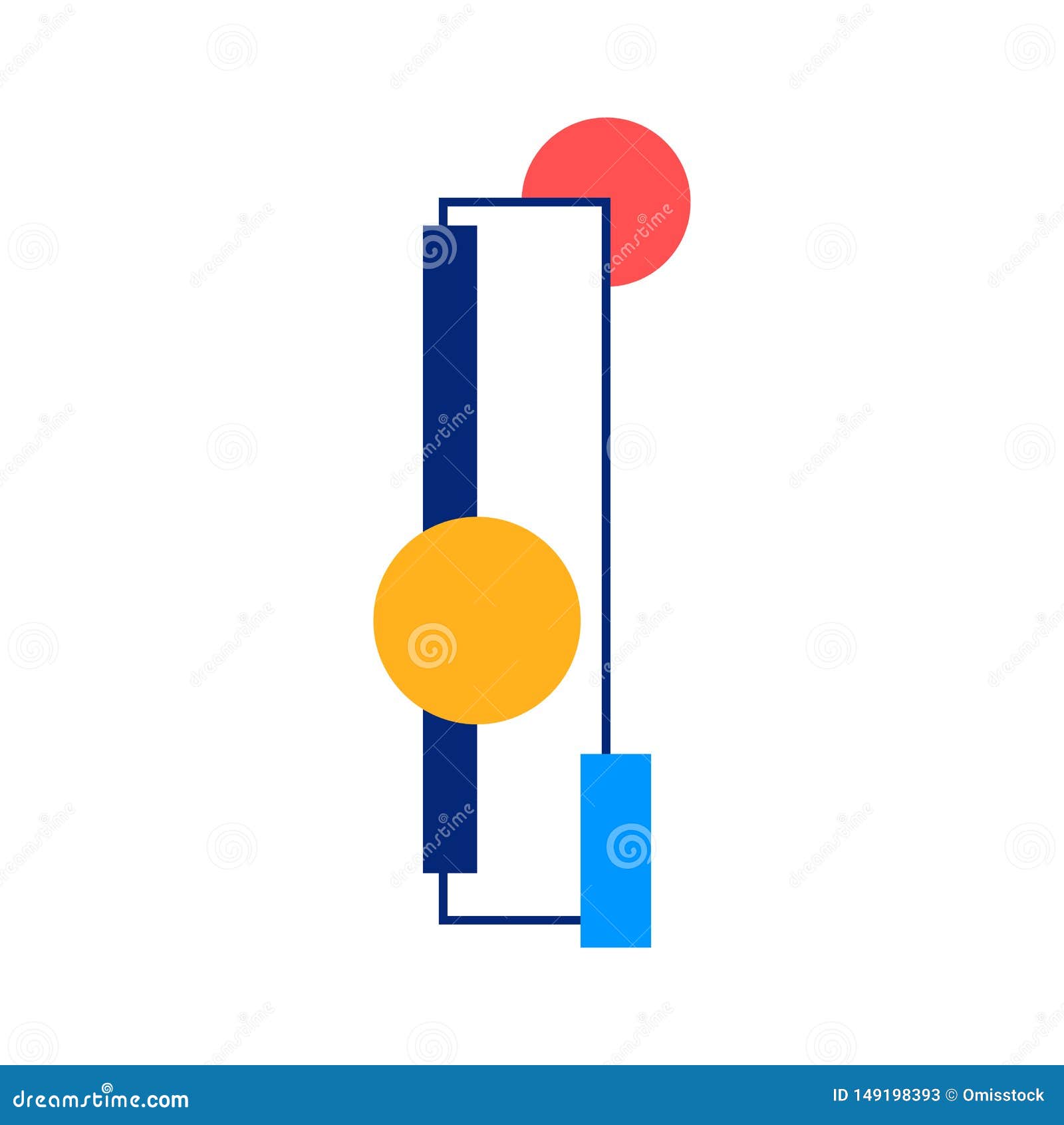 Vector letter I stock vector. Illustration of brand - 149198393